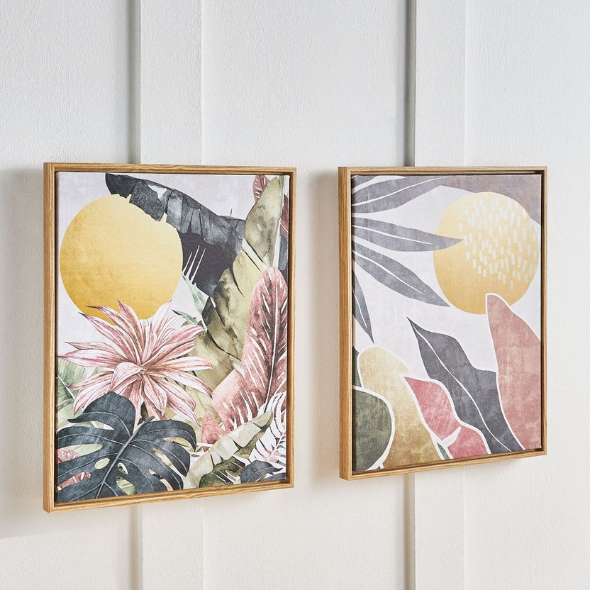 Shop Neves 2 Piece Framed Canvas Wall Art Set 40x50 Cm Online Home