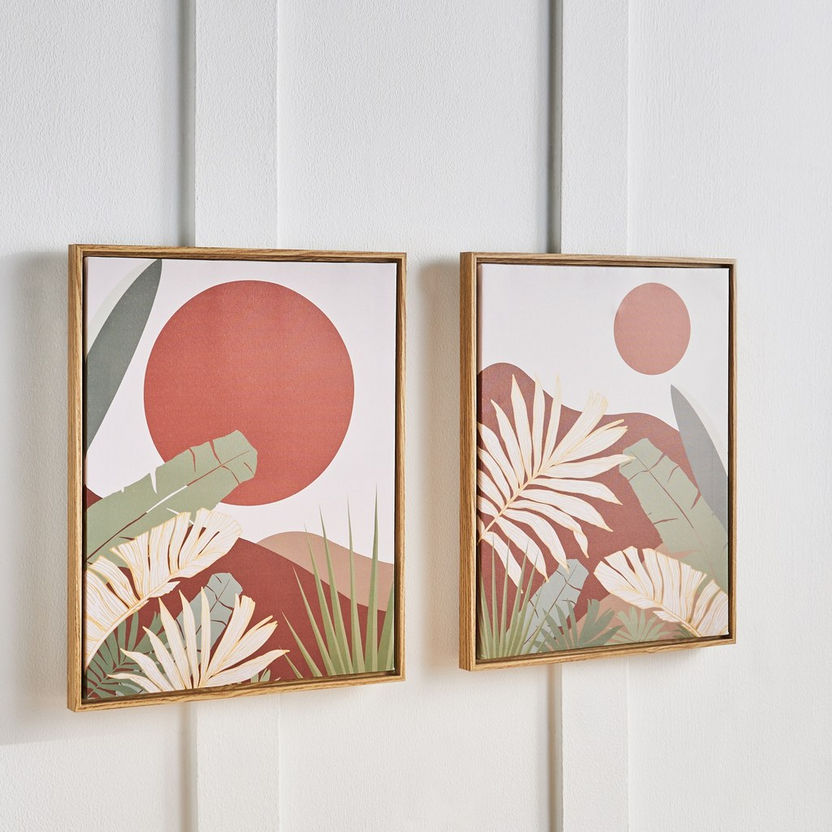 Shop Felisberta 2 Piece Framed Canvas Wall Art Set 40x50 Cm Online