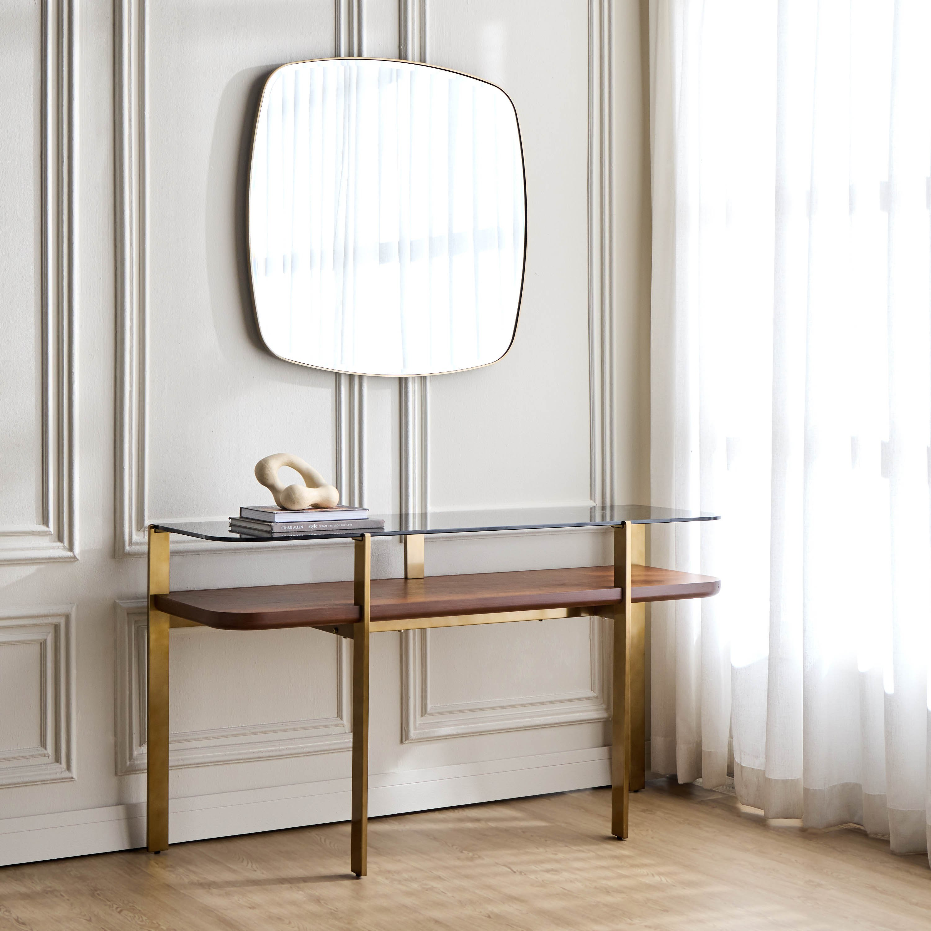 Shop Finnley Console Table with Mirror | Home Centre KSA