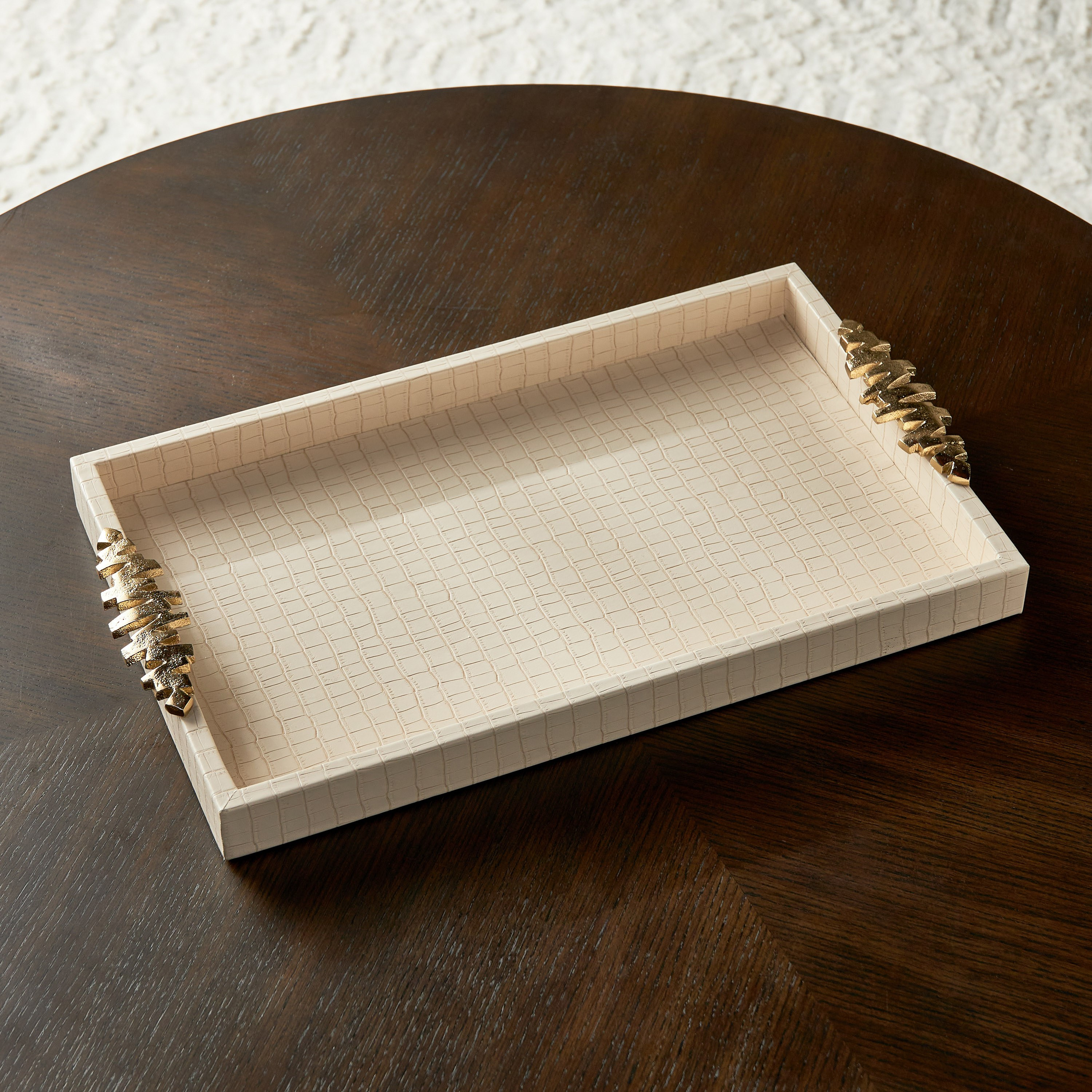 Shop Global Luxe Rhythm Decorative Tray Online | Home Centre UAE