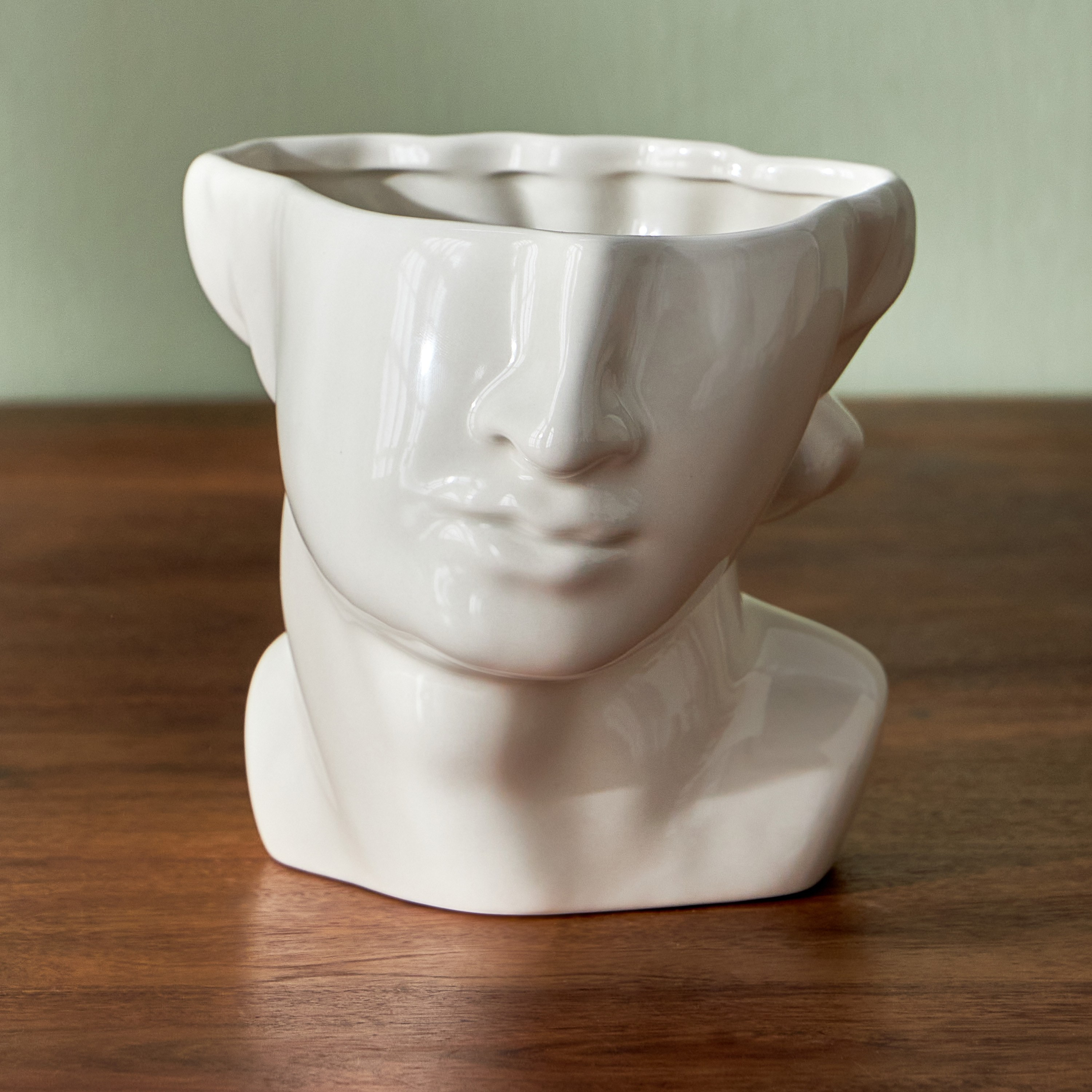 Shop Faces Ceramic Planter - 17 cm | Home Centre UAE