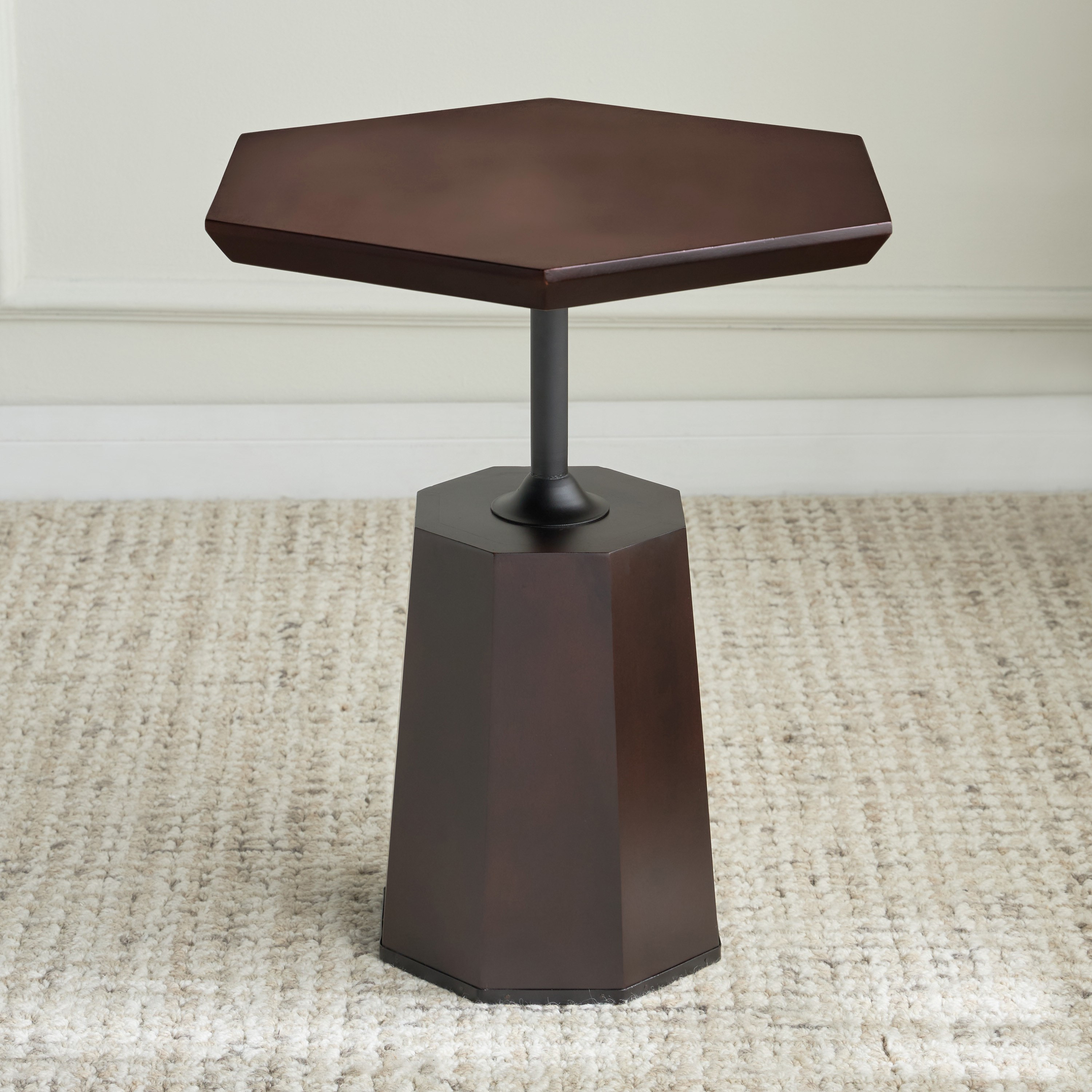 Shop Murray Wooden Top Side Table | Homecentre Oman