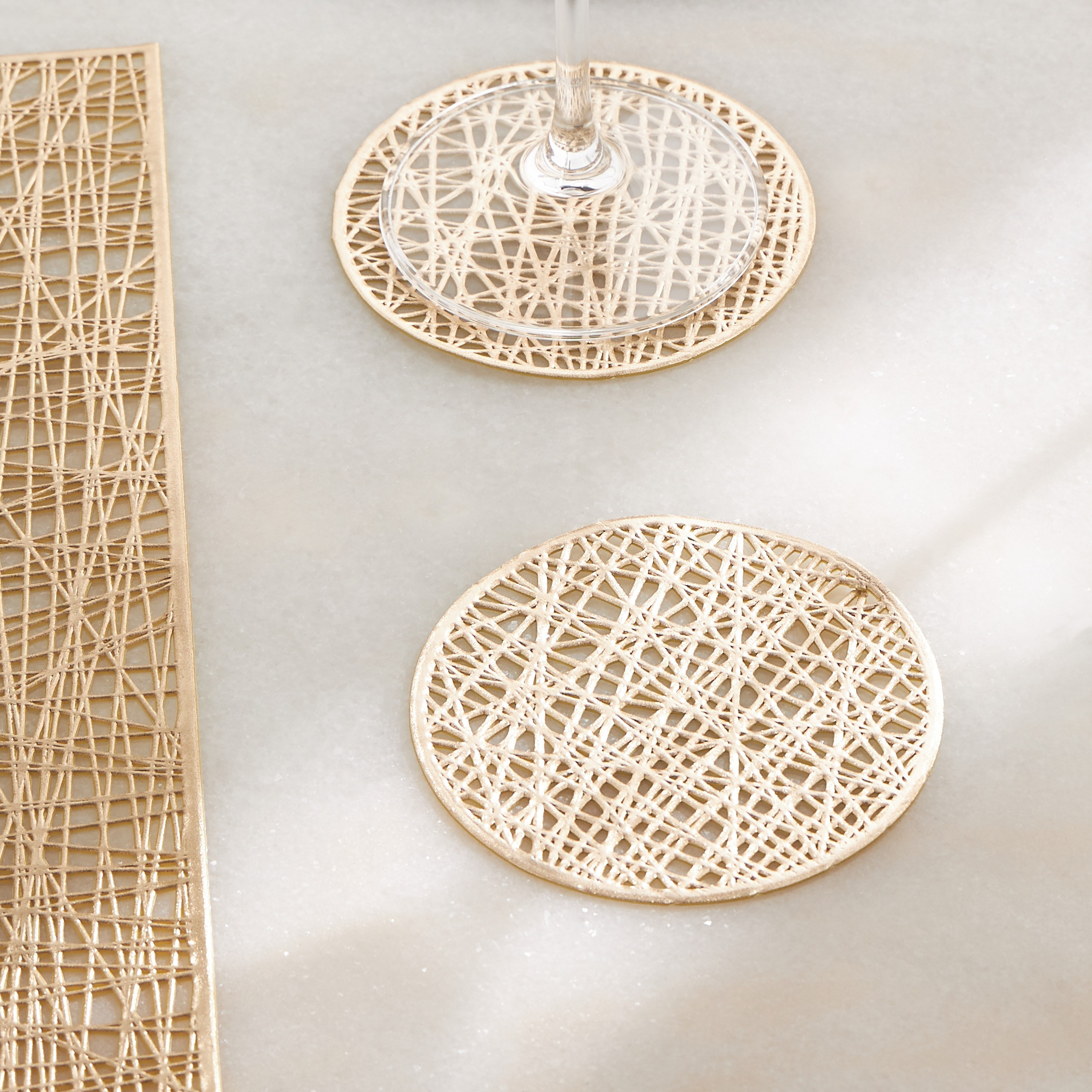 Shop Mia 4-PIece Coaster Set - 10 cm | Homecentre Oman