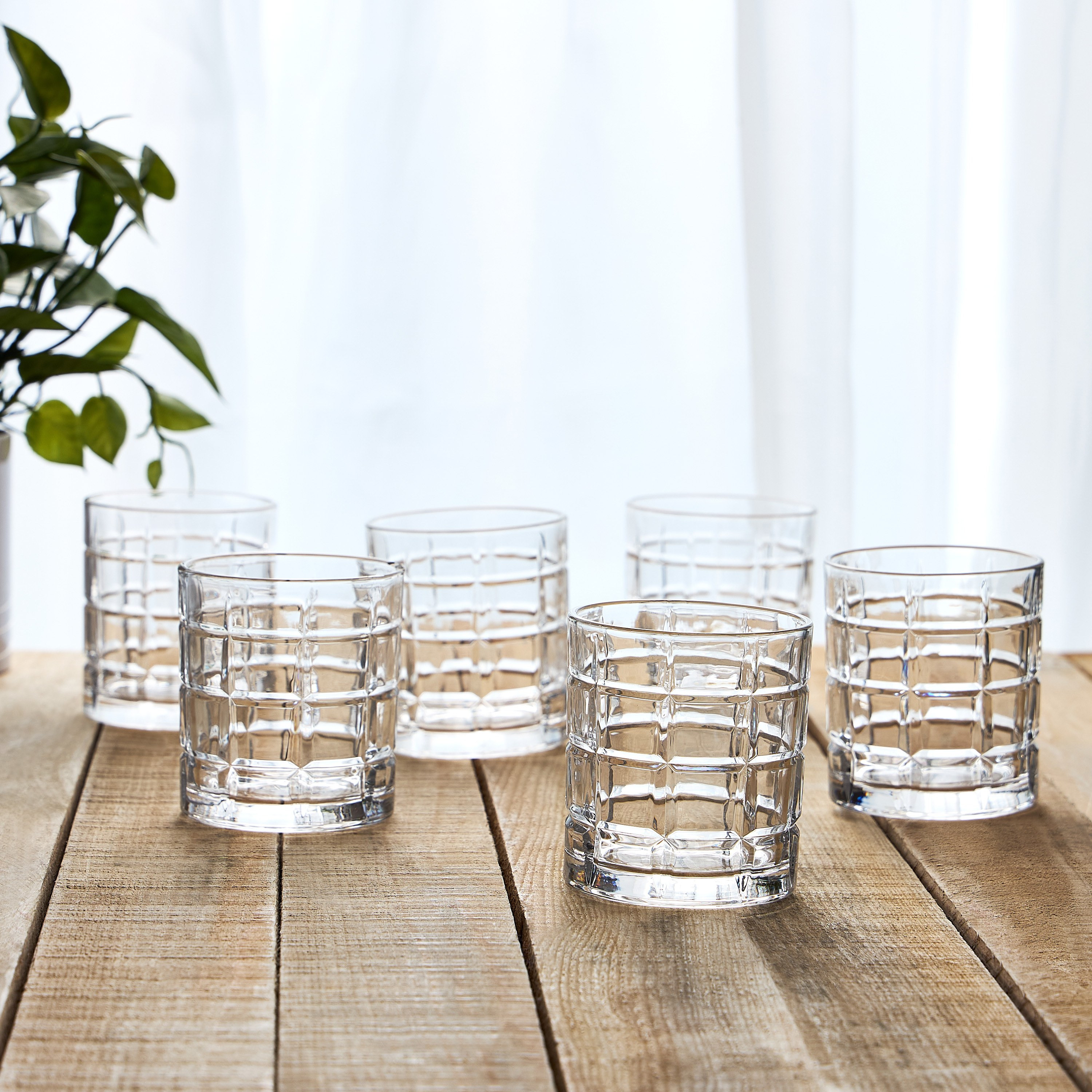 Shop Garrett 6-Piece Glass Set - 326 ml | Home Centre UAE
