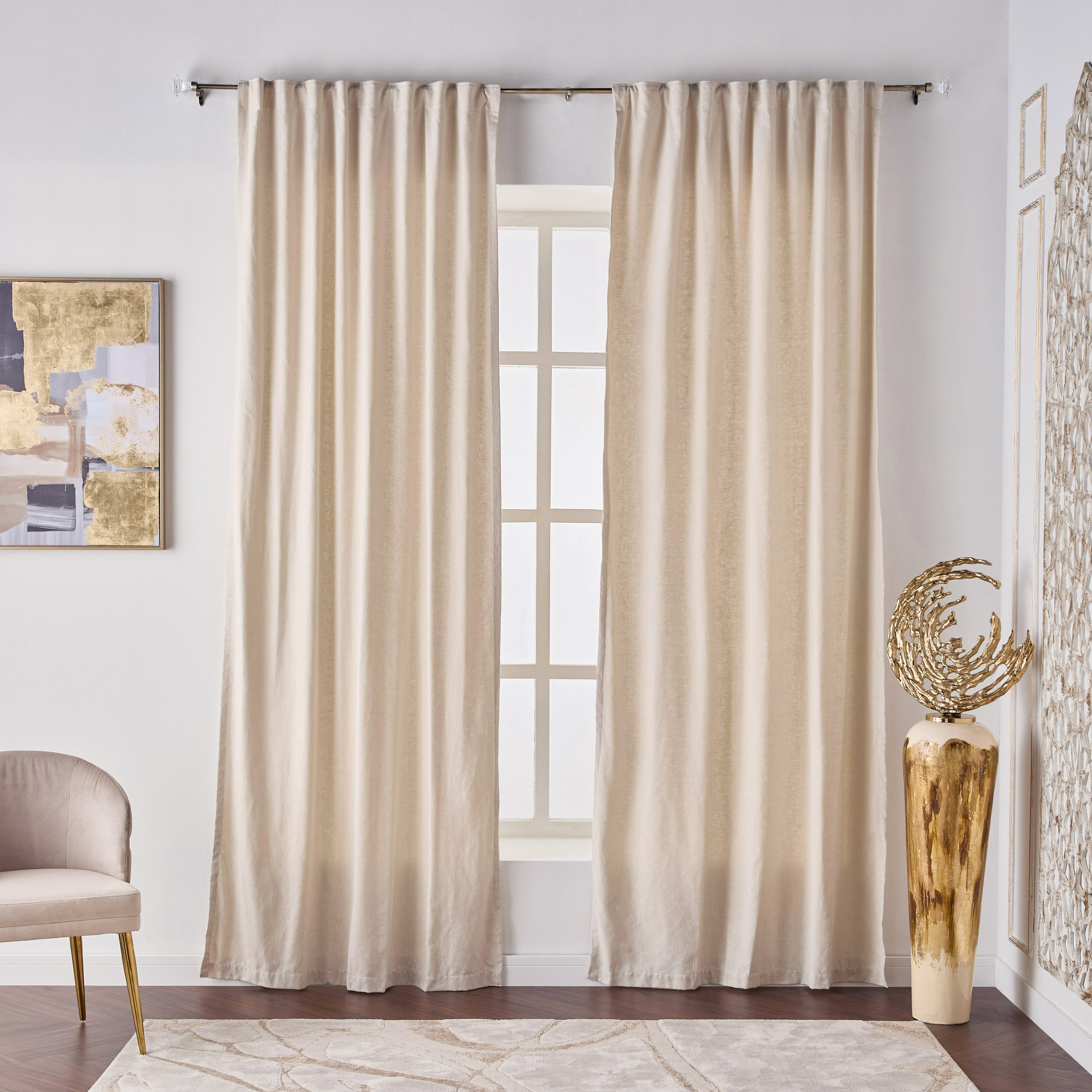 Shop Oro Curtain - 135x300 cm | Home Centre UAE