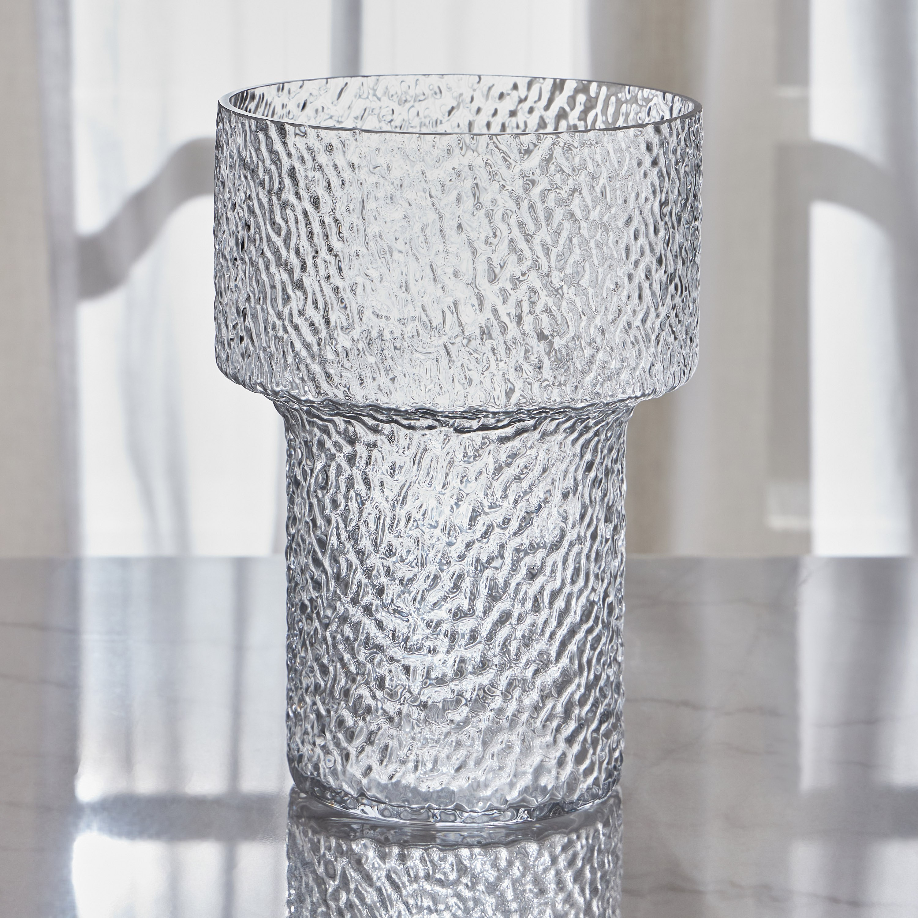Shop Rhone Glass Vase - 30 cm Online | Home Centre Qatar