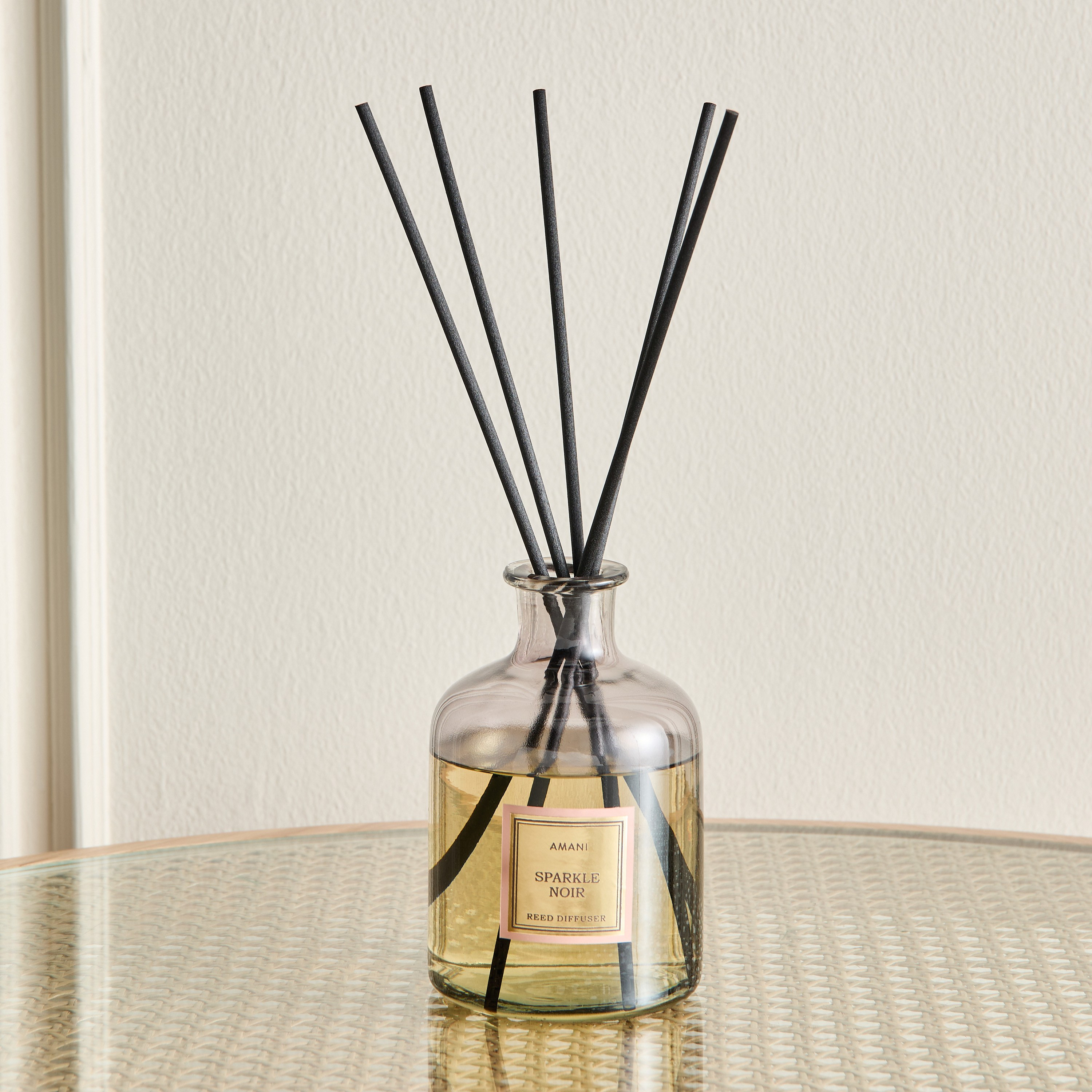 Shop Amani Sparkle Noir Reed Diffuser - 500 ml Online | Home Centre UAE