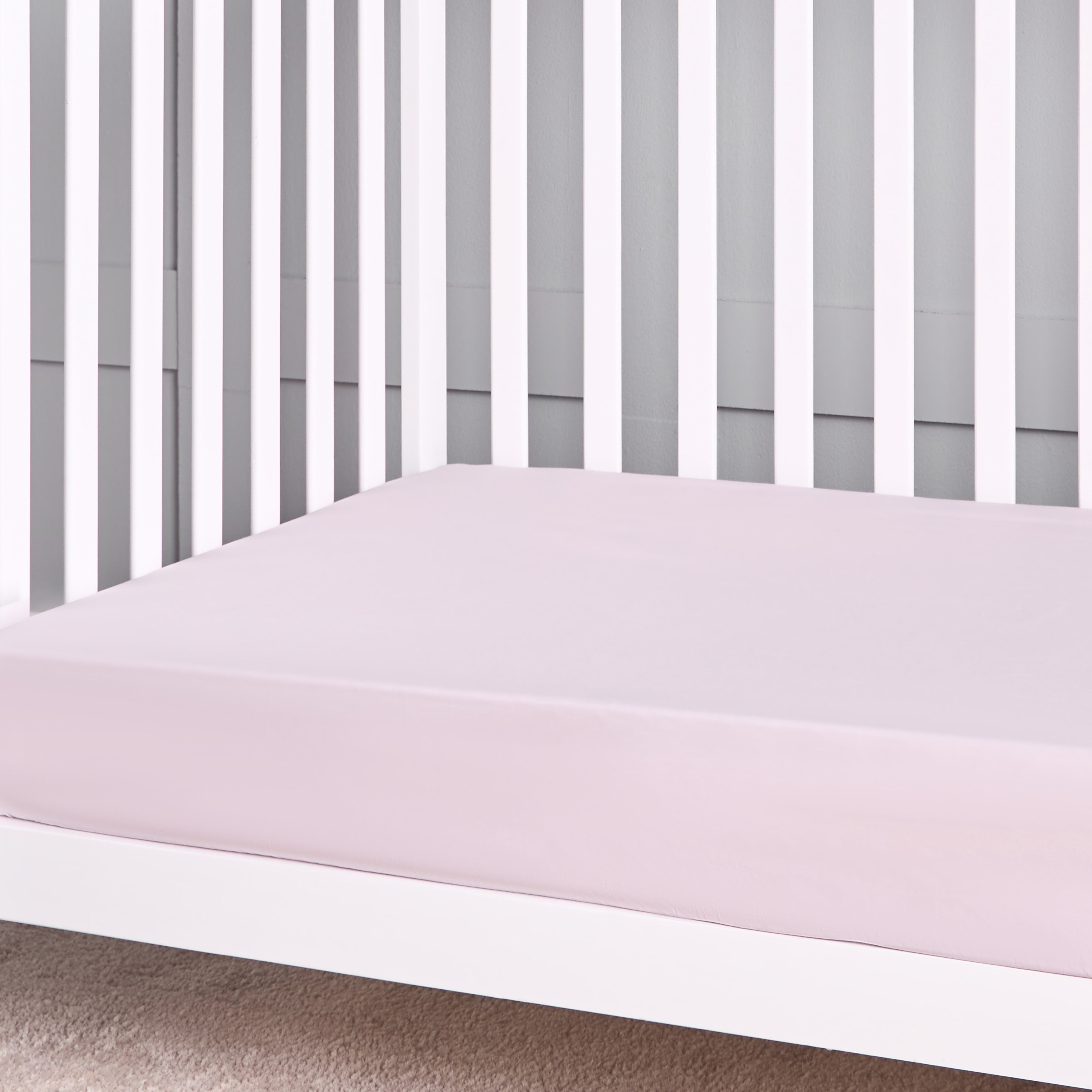 Shop Eco Snuggle Cotton 200 Thread Count Nursery Fitted Sheet - 70x140 ...