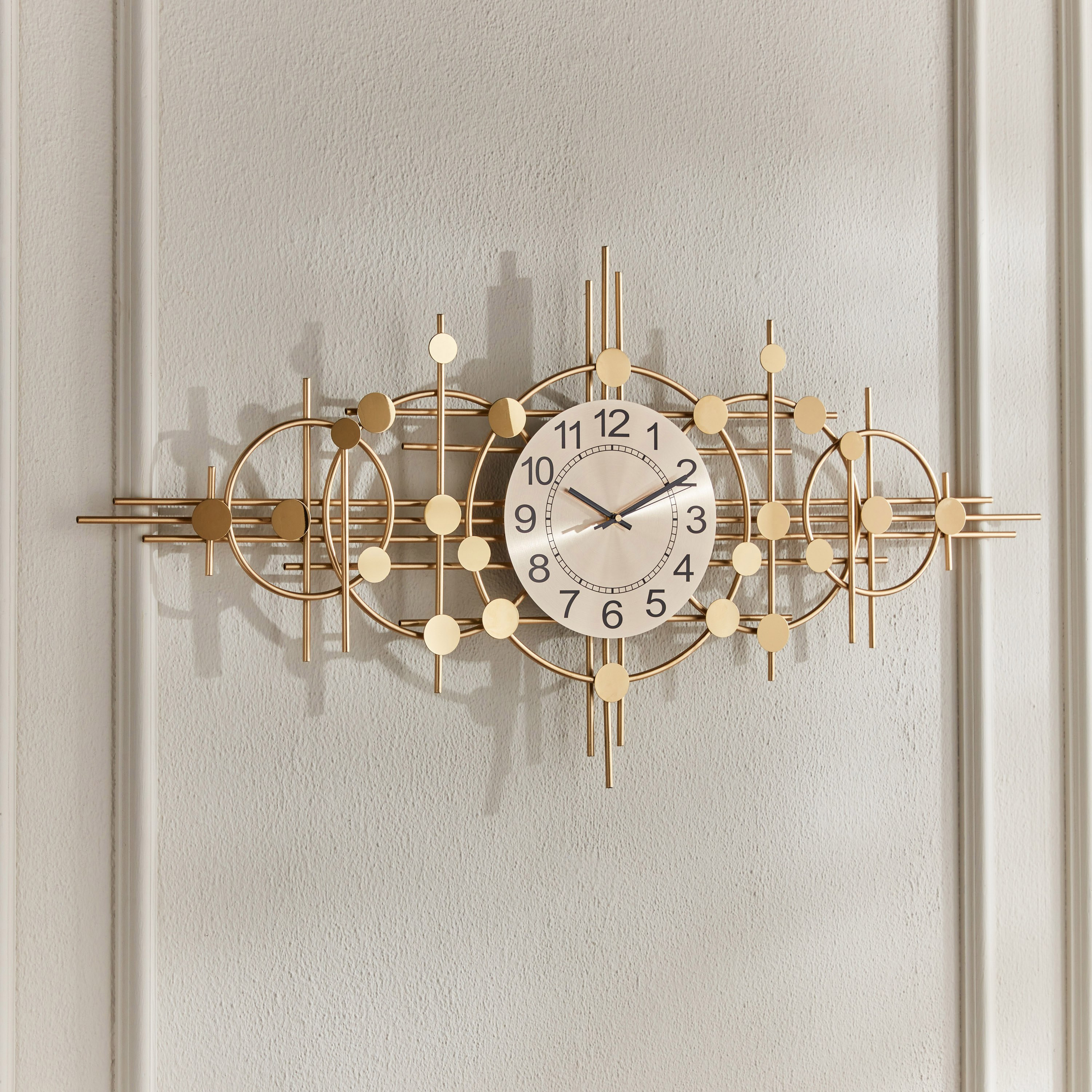 Shop Zeus Decorative Wall Clock - 55x110 cm | Homecentre Oman