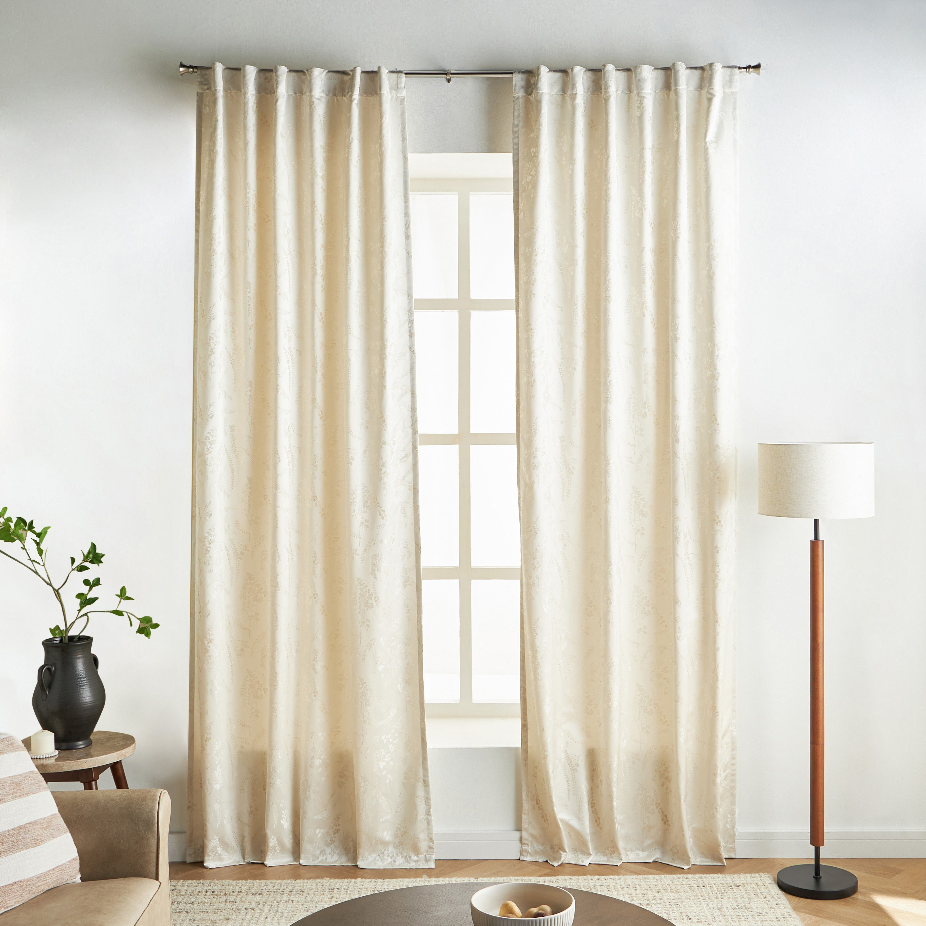 Shop Amore 2-Piece Curtain Set - 135x300 cm | Home Centre UAE