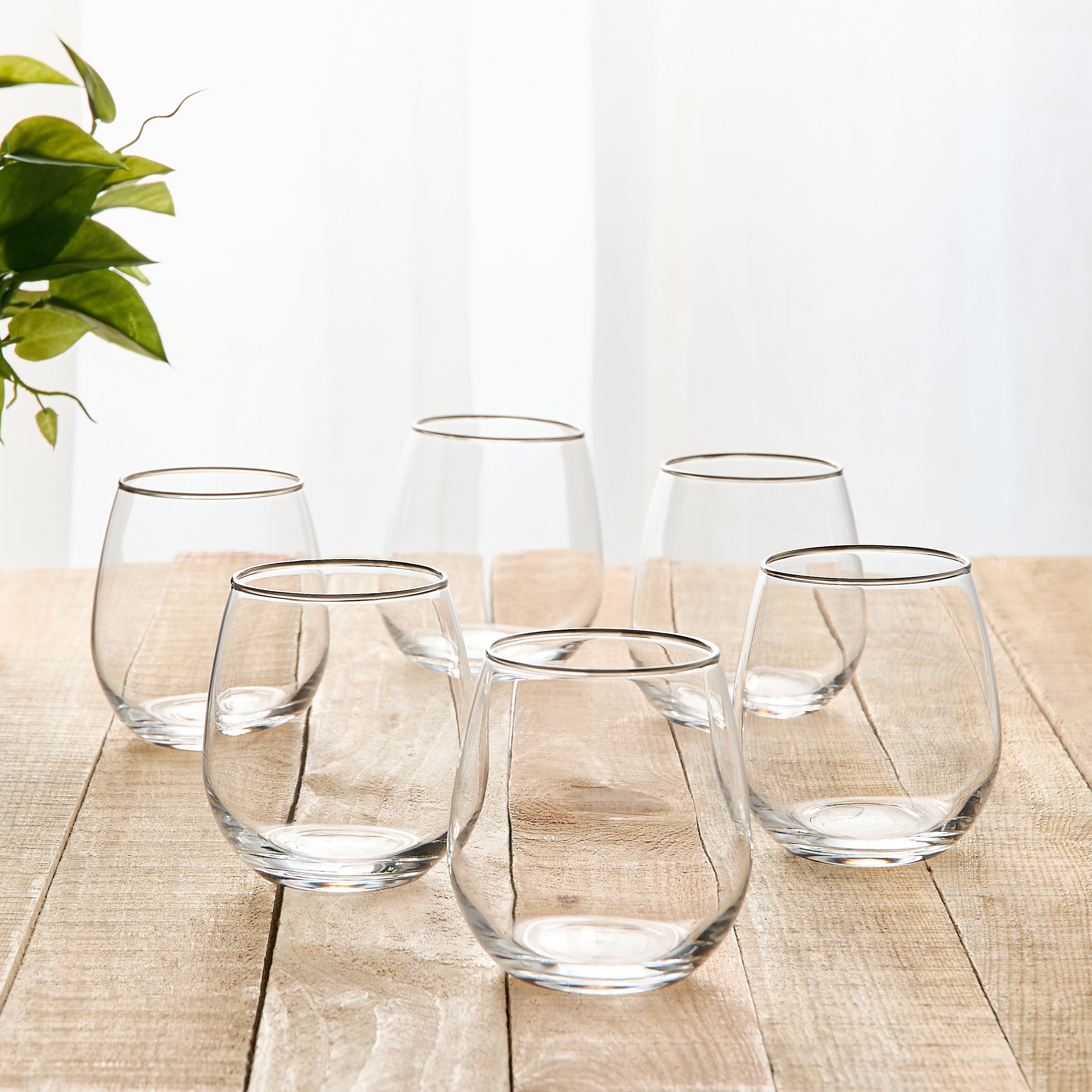 Shop Jamila 6-Piece Glass Set - 470 ml | Homecentre Oman