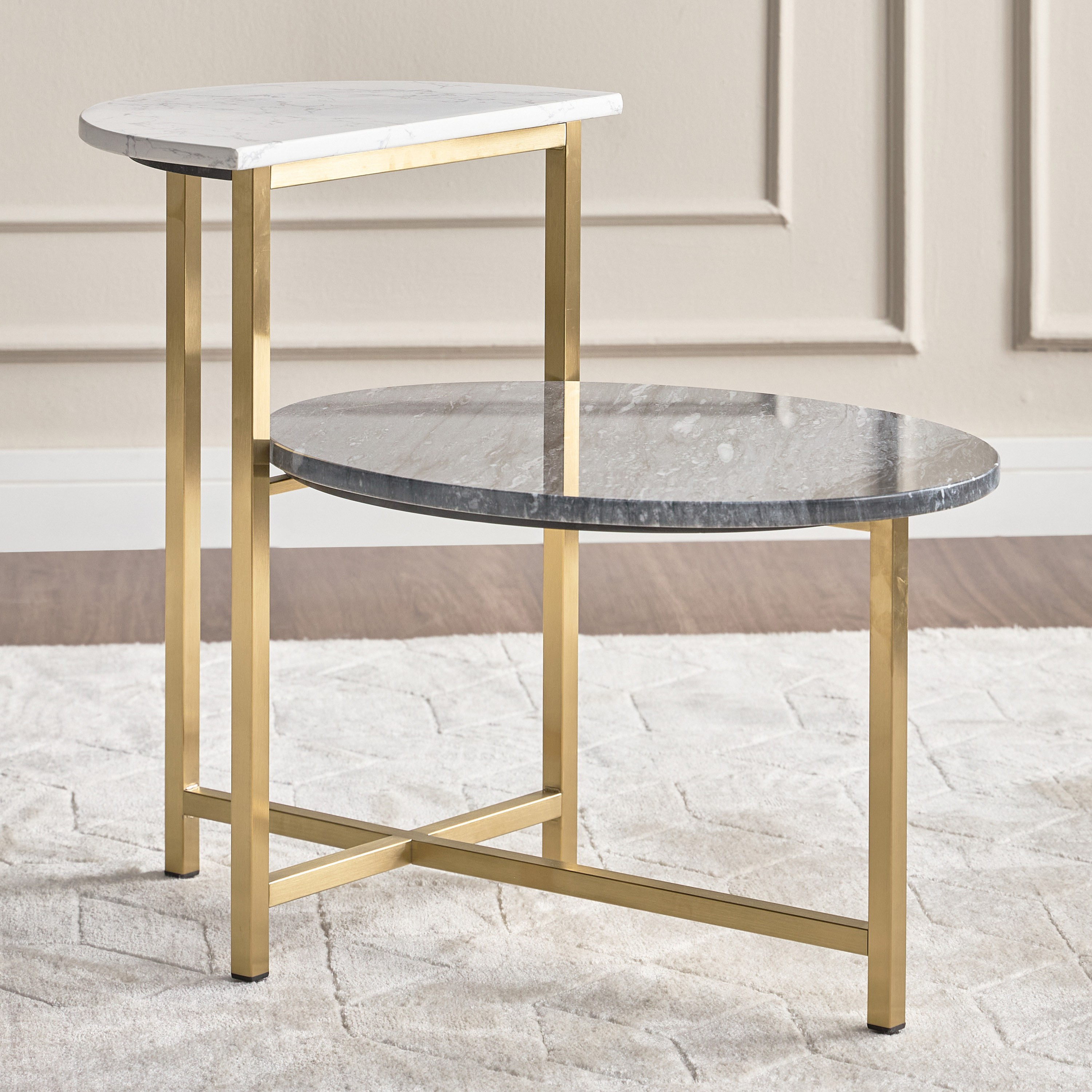 Shop Royanna Marble Top Side Table | Homecentre Qatar