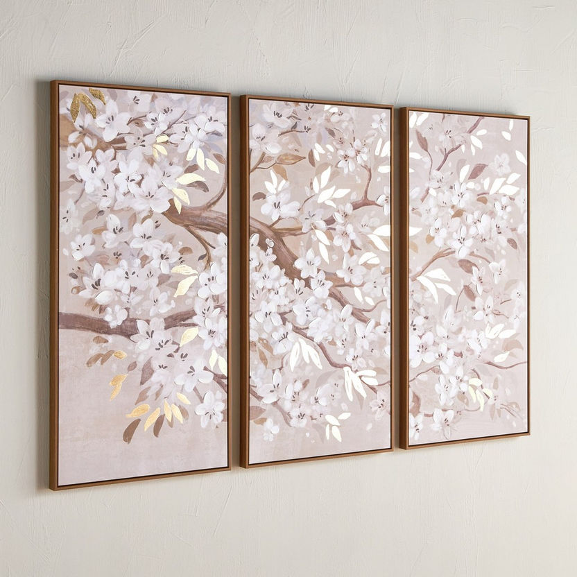 Shop Mariana 3 Piece Framed Canvas Wall Art Set 60x120 Cm Home