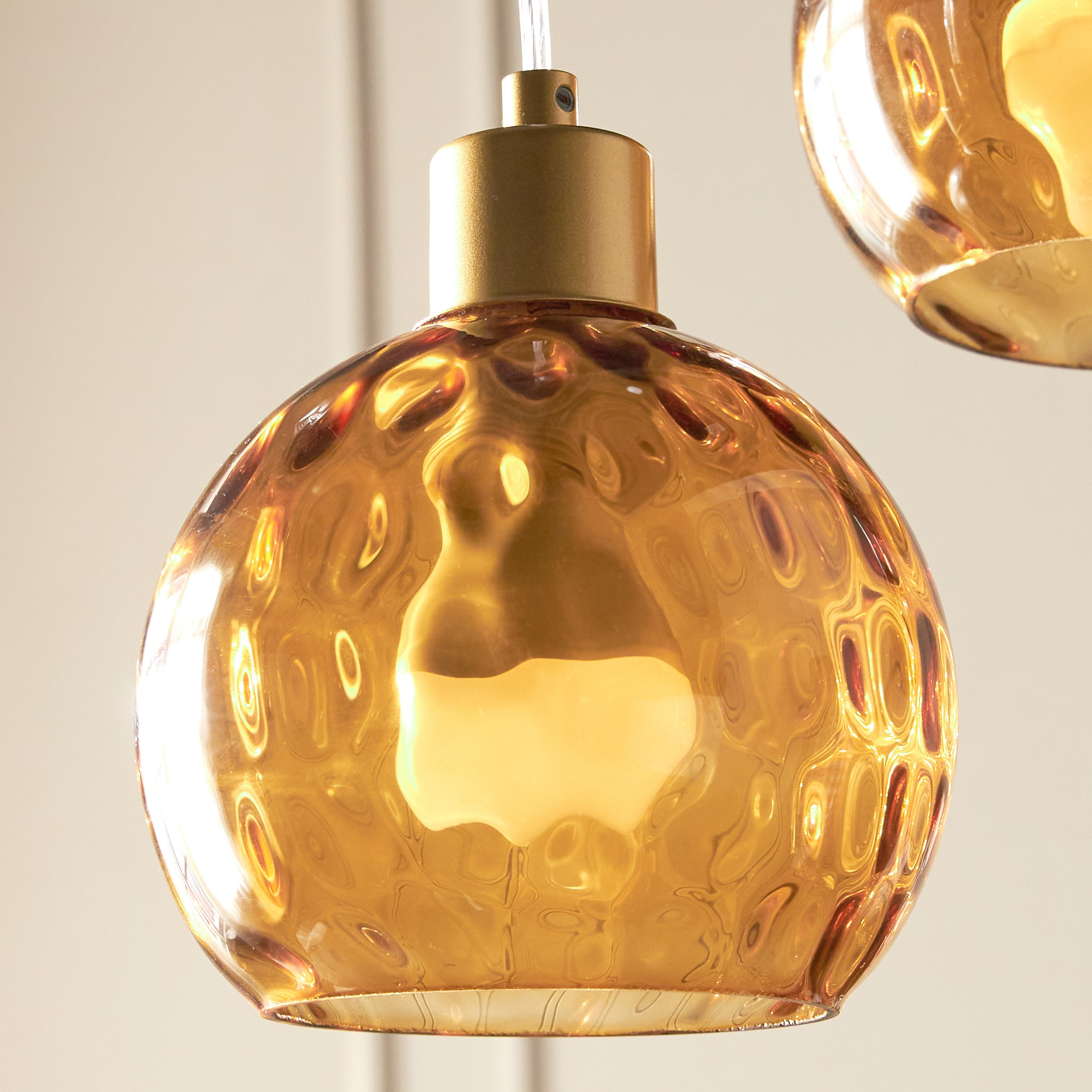Buy Ebro 4-Lights Glass Ceiling Lamp Online | Centrepoint Qatar