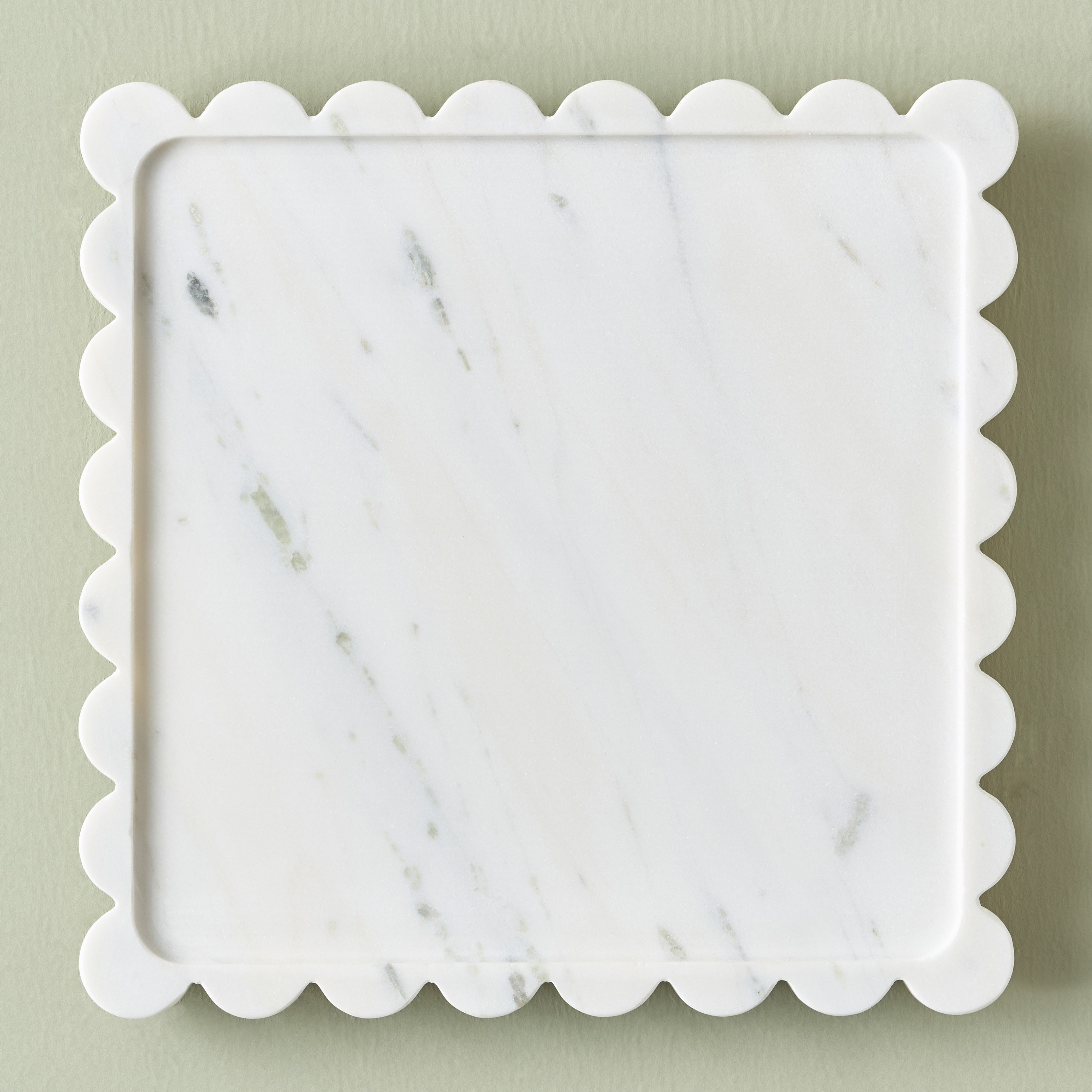 Shop Scallop Stone Decorative Platter - 38x38 cm Online | Home Centre UAE