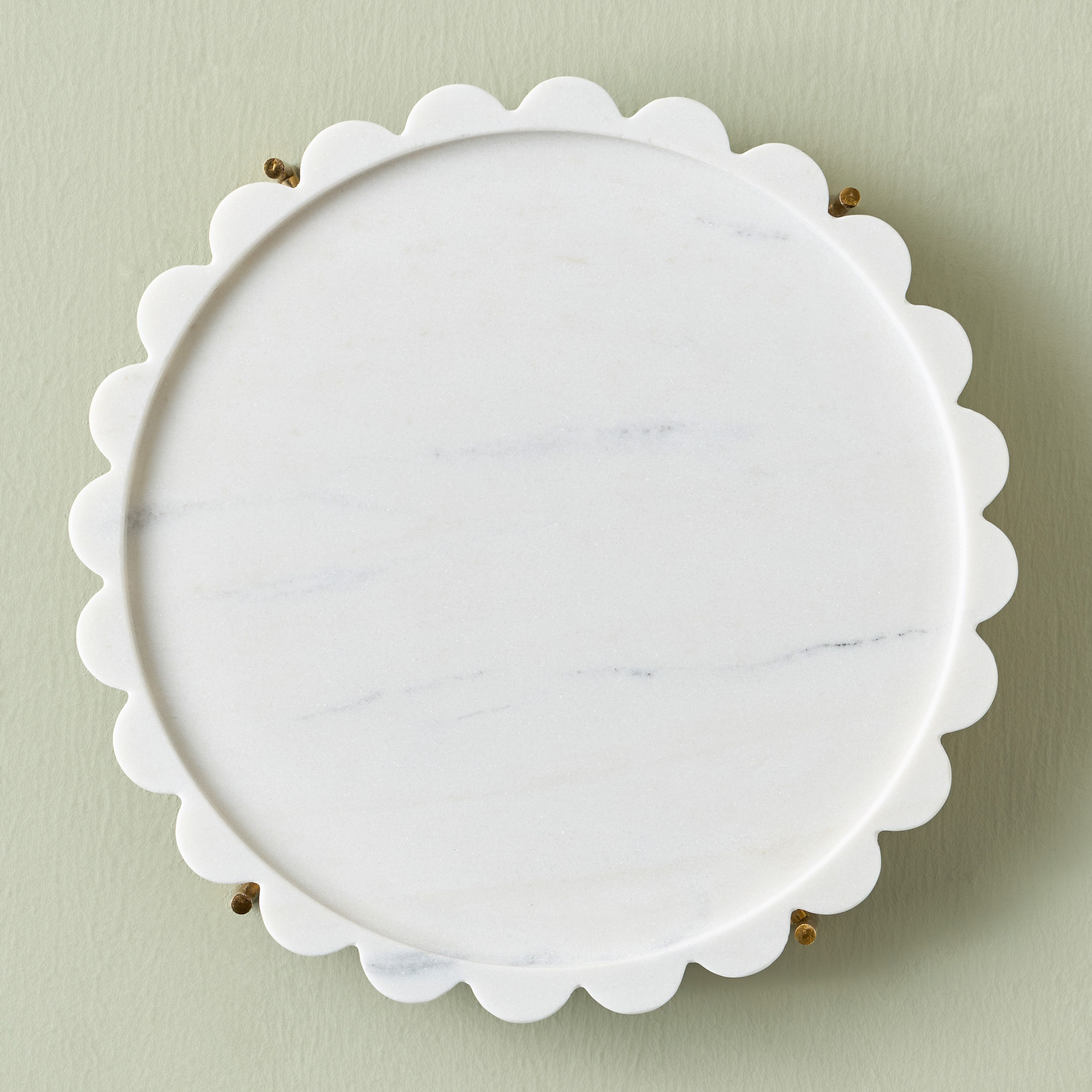 Shop Scallop Stone Decorative Platter - 34x34 cm Online | Home Centre UAE