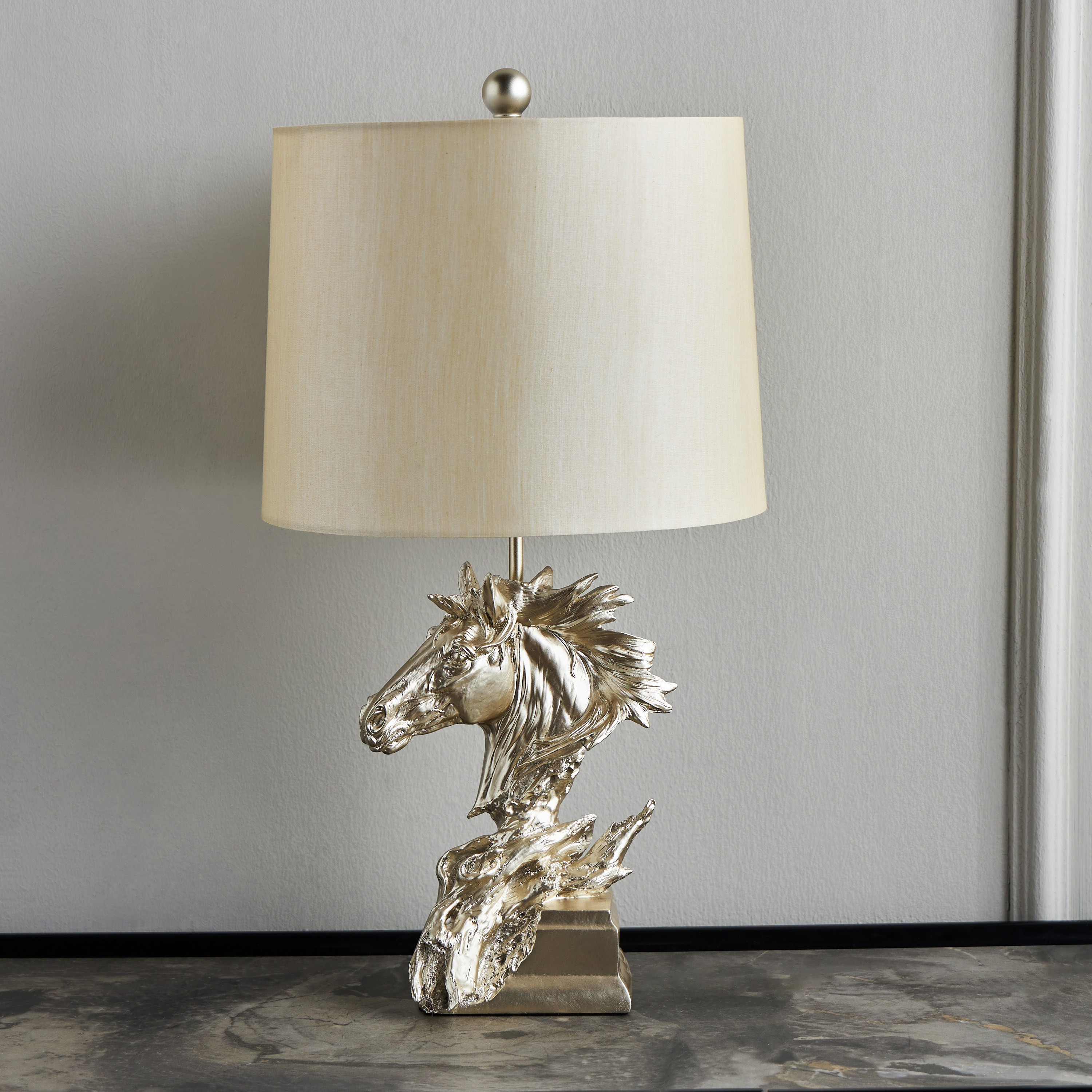 Shop Stallion Polyresin Table Lamp - 61 cm | Home Centre KSA
