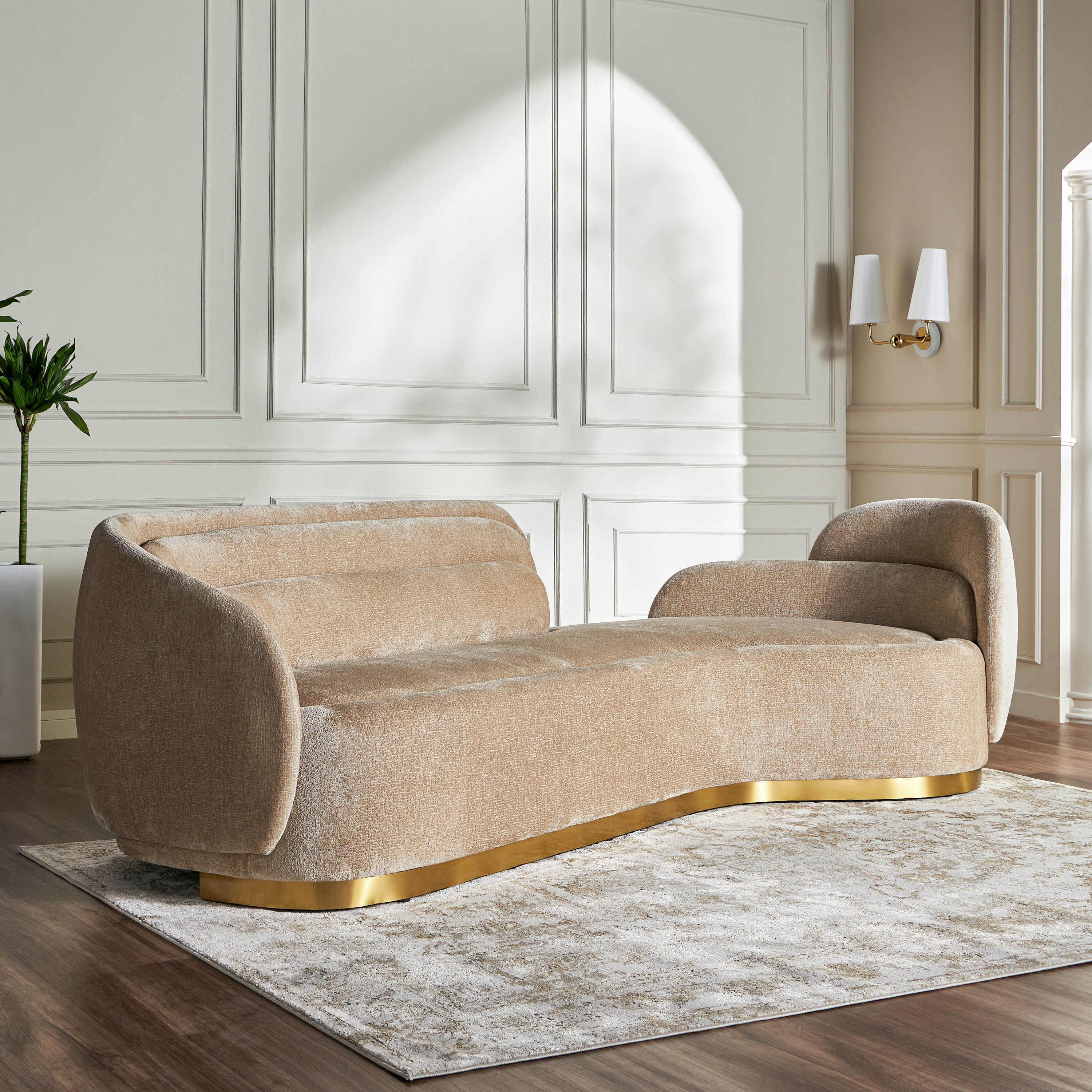 Shop Milano 4-Seater Fabric Sofa | Homecentre Oman