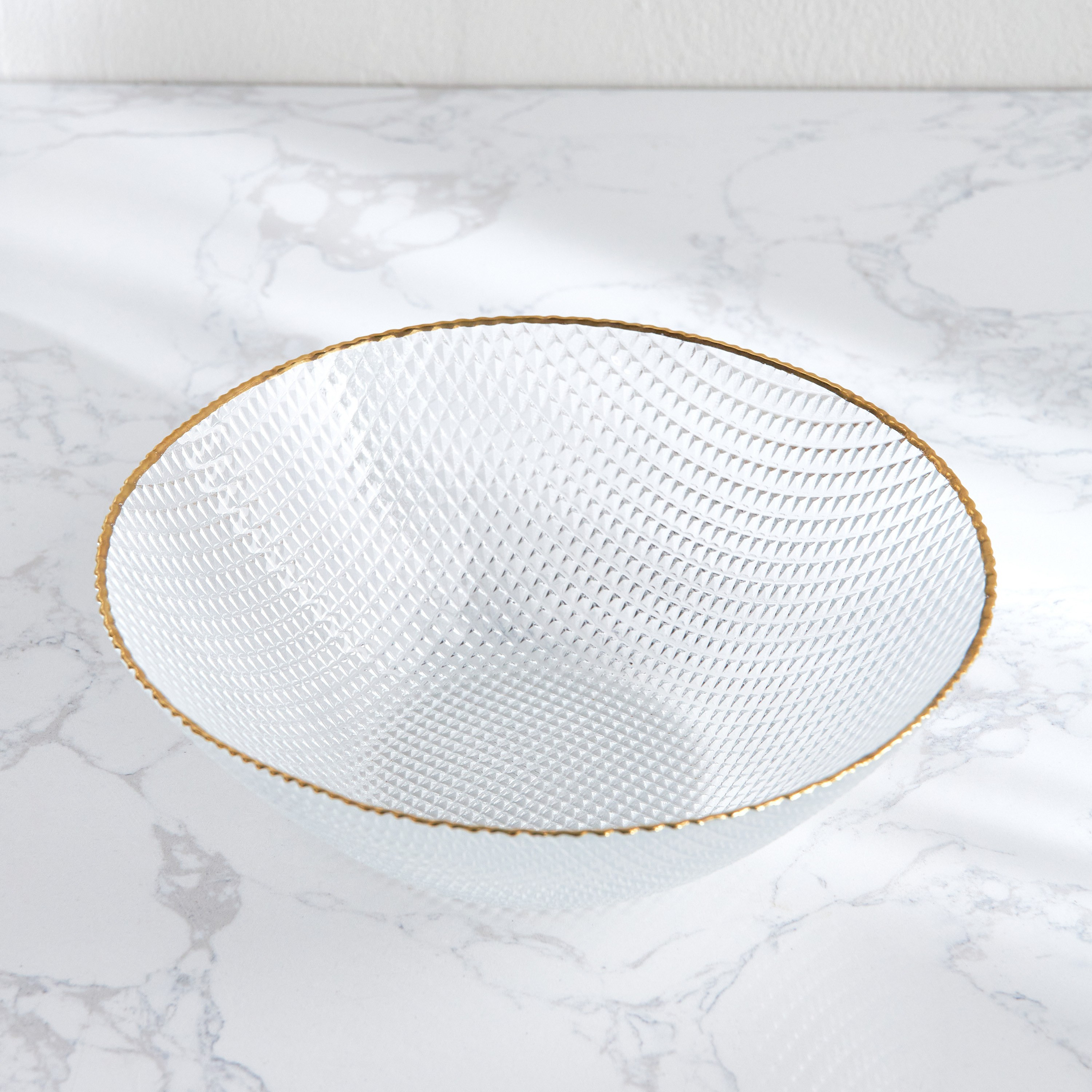 Shop Benoit Glass Serving Bowl | Home Centre UAE