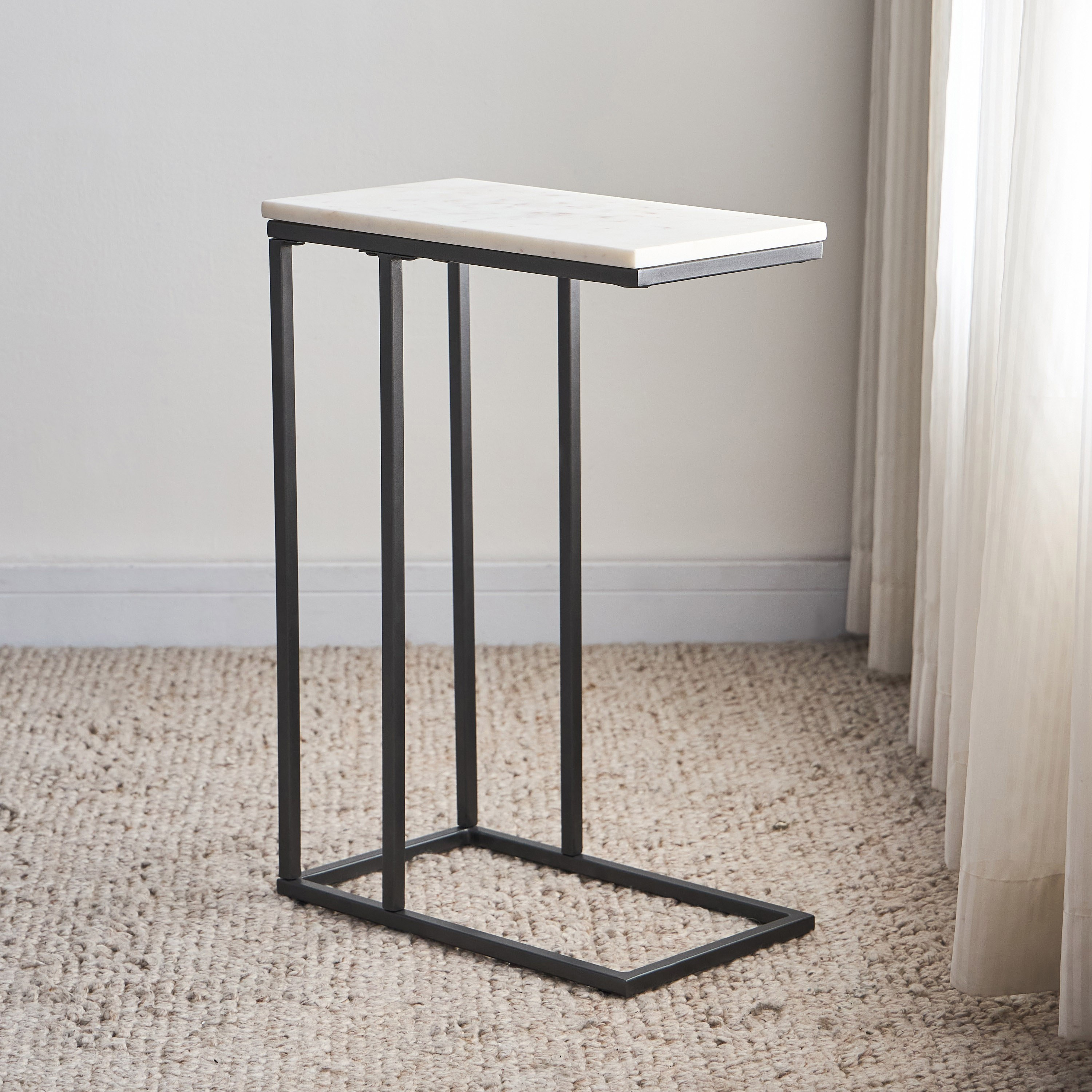 Shop Kaiden Marble Top C-Side Table | Homecentre Oman