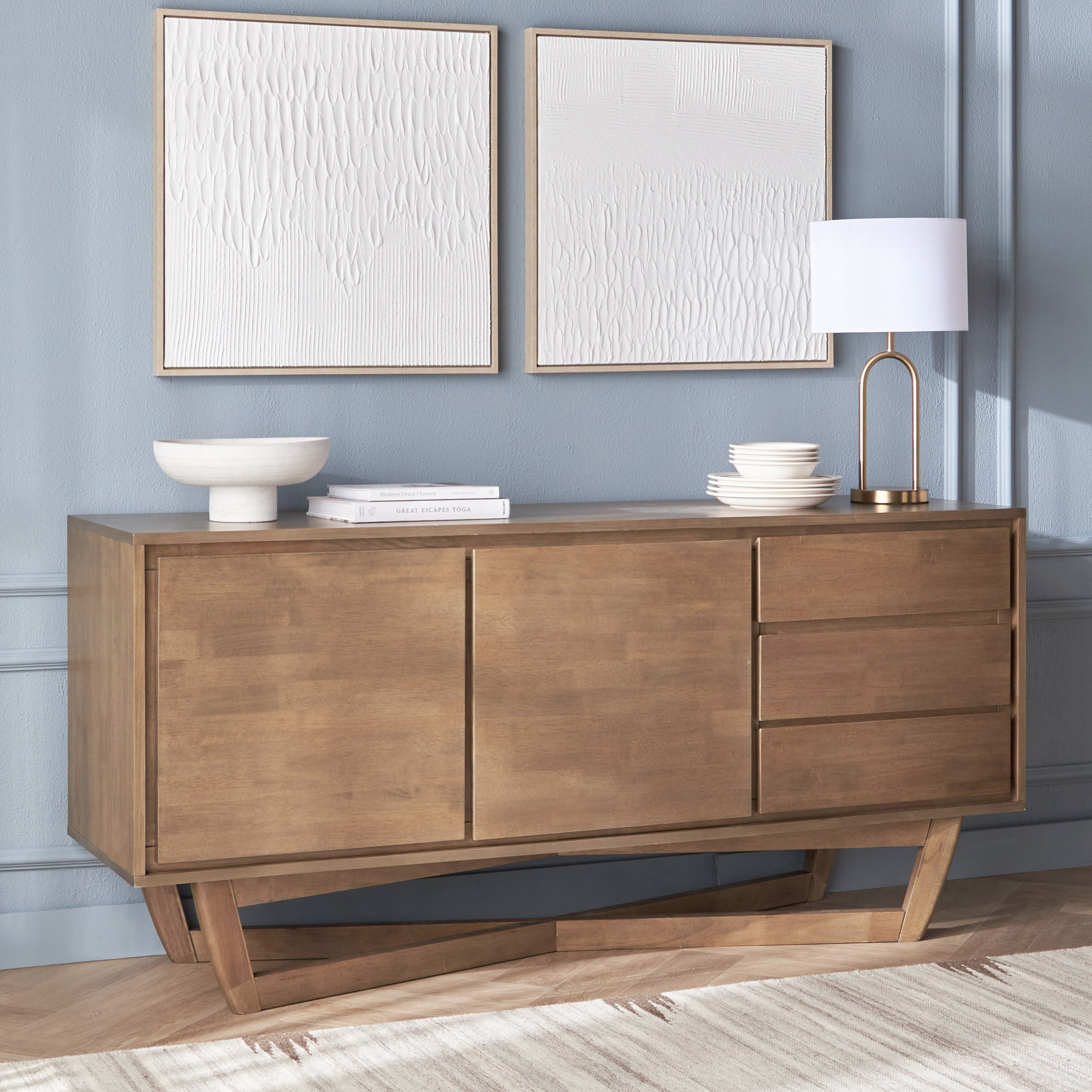 Shop Nova 10-Seater Wooden Top Dining Set | Home Centre KSA