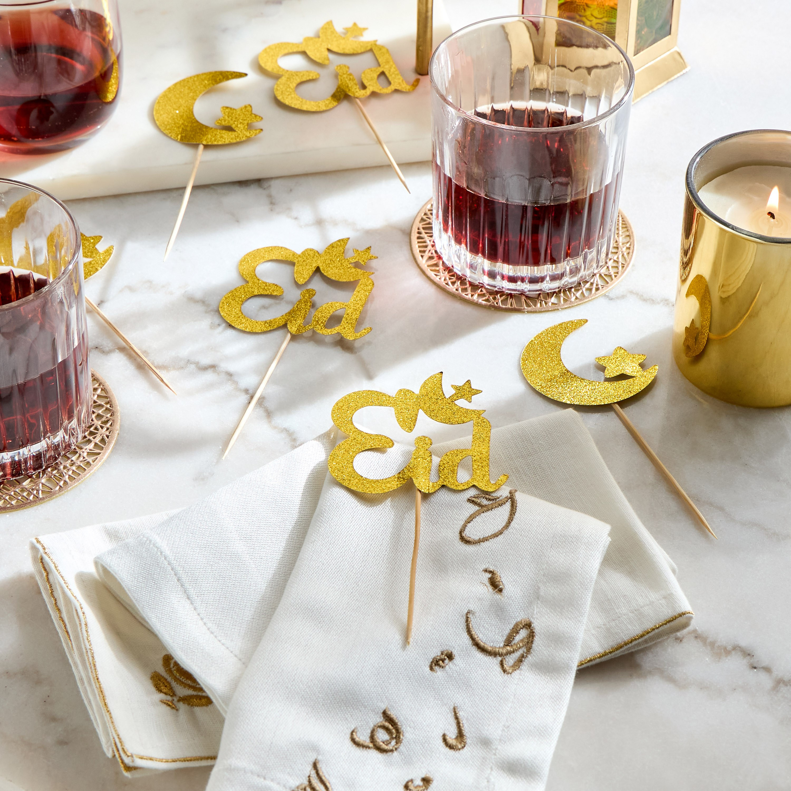Shop Bahja Ramadan Decorative Topper - Set of 5 | Homecentre Egypt