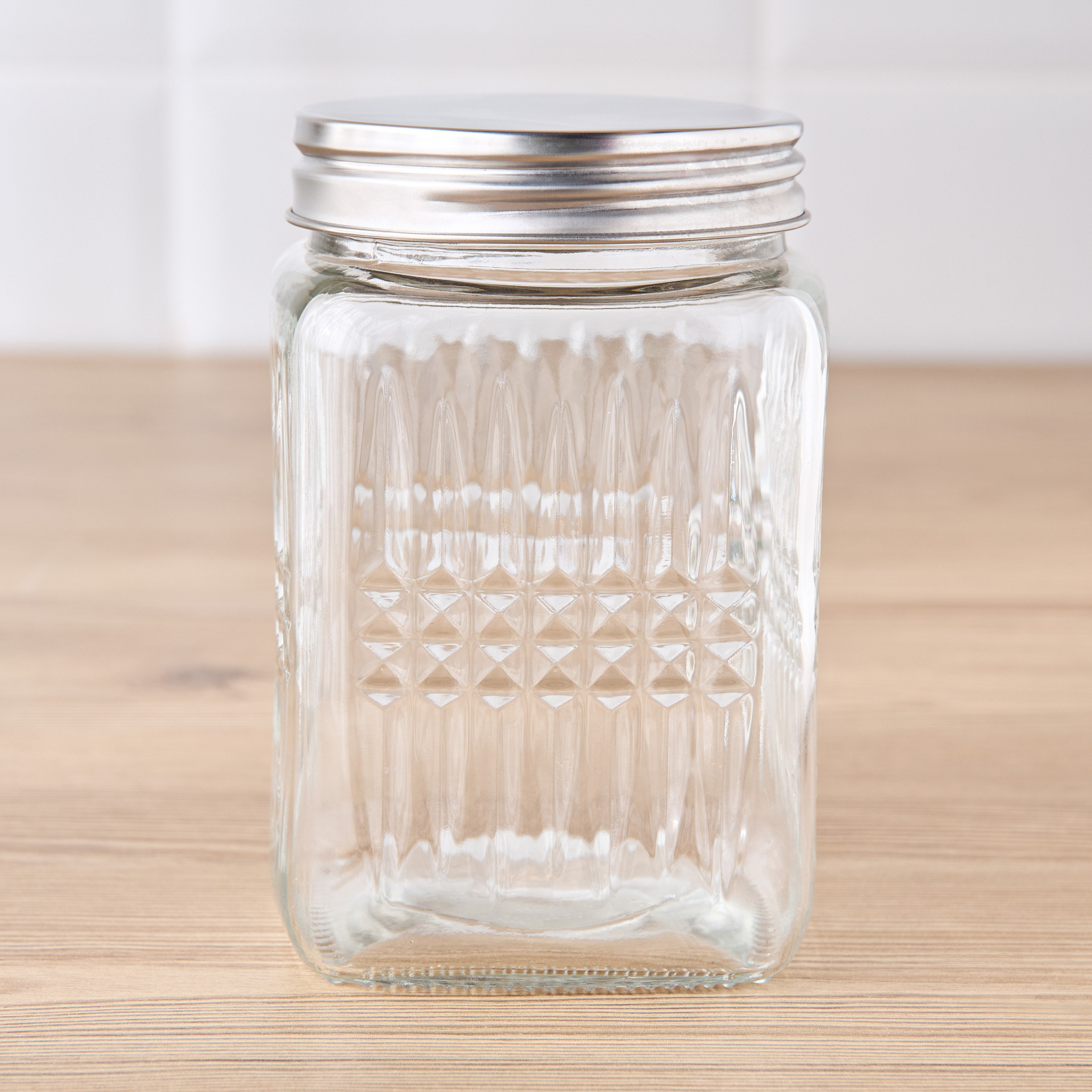 Shop Kubik Glass Jar - 700 ml | Homecentre Oman