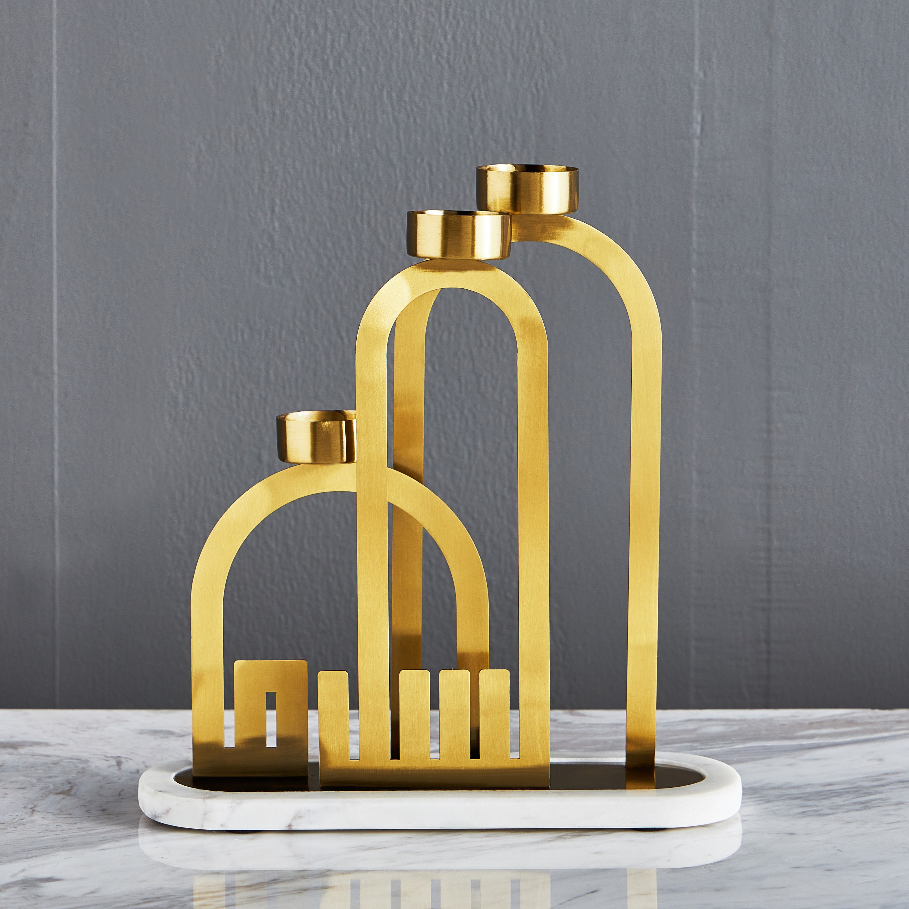 Shop Kashida Kufic Tealight Candle Runner Online | Homecentre Oman