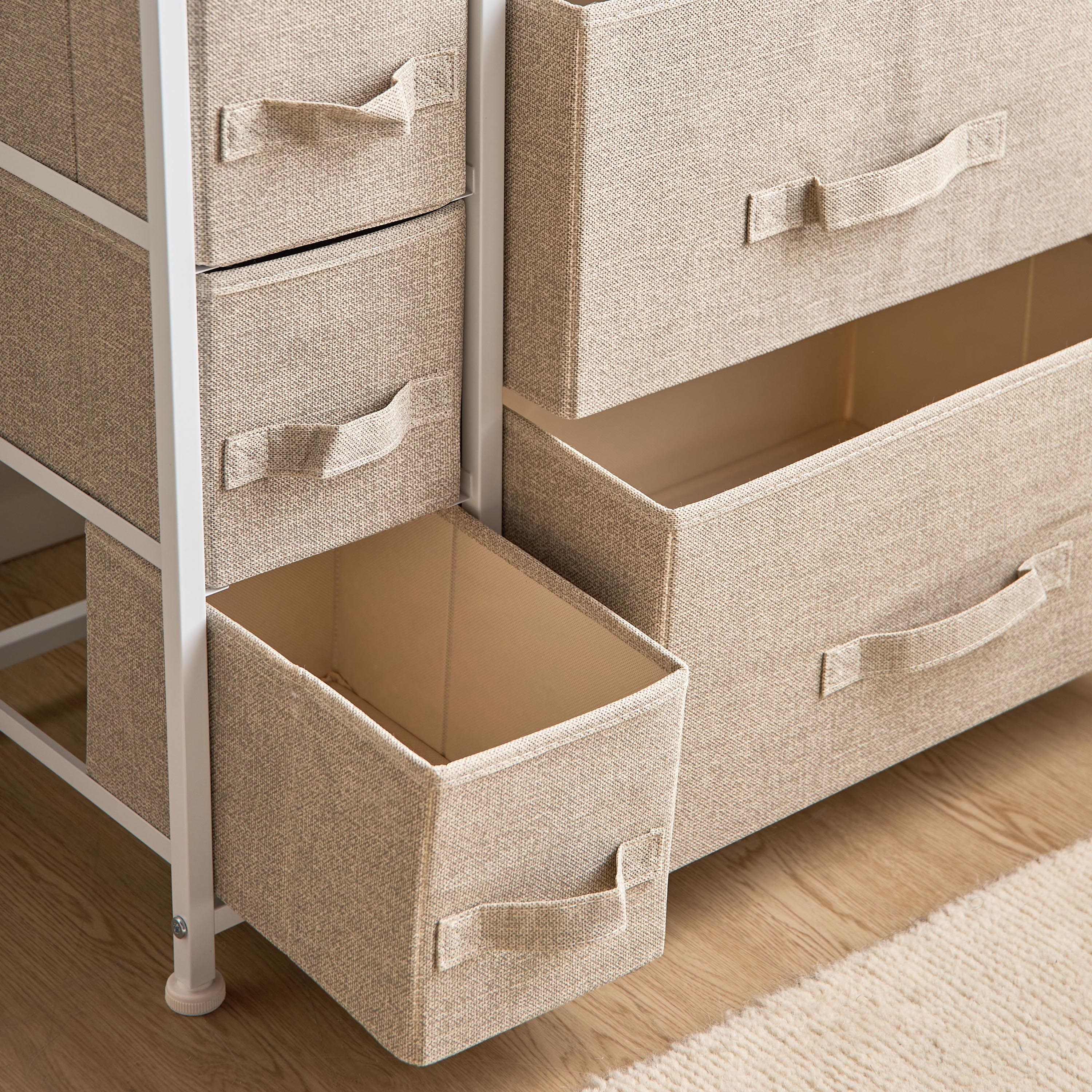 Jordan 7 Drawer Storage Tower 30x64 cm