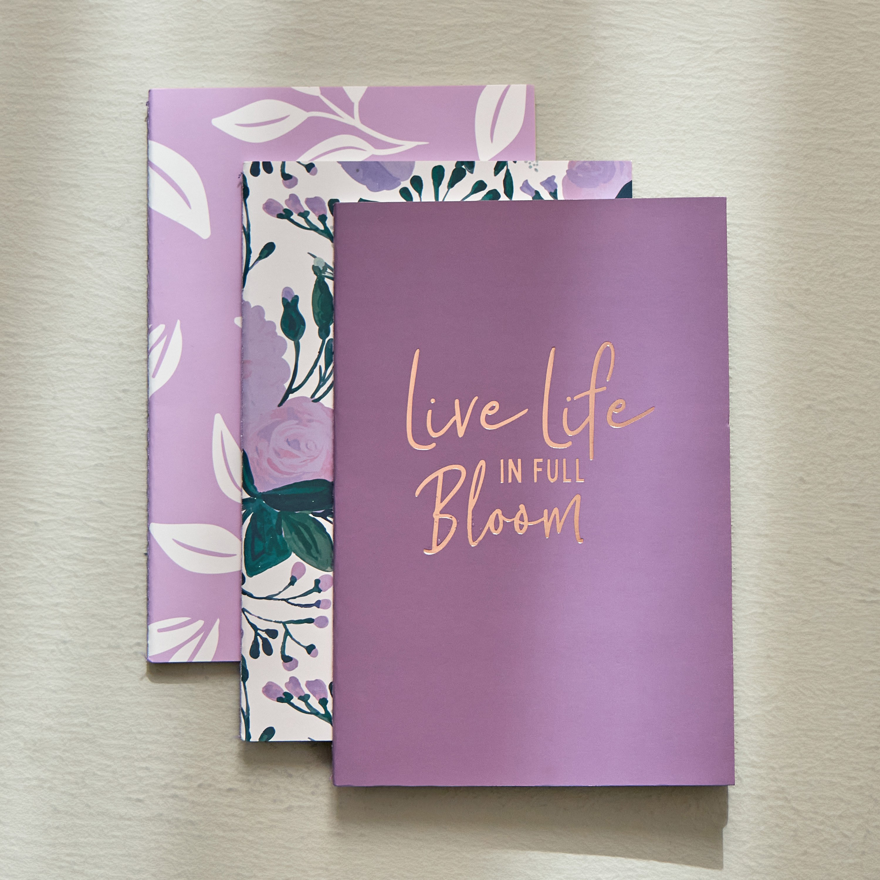 Shop Melina 32-Sheet Softcover Notebook - Set of 3 | Home Centre Kuwait