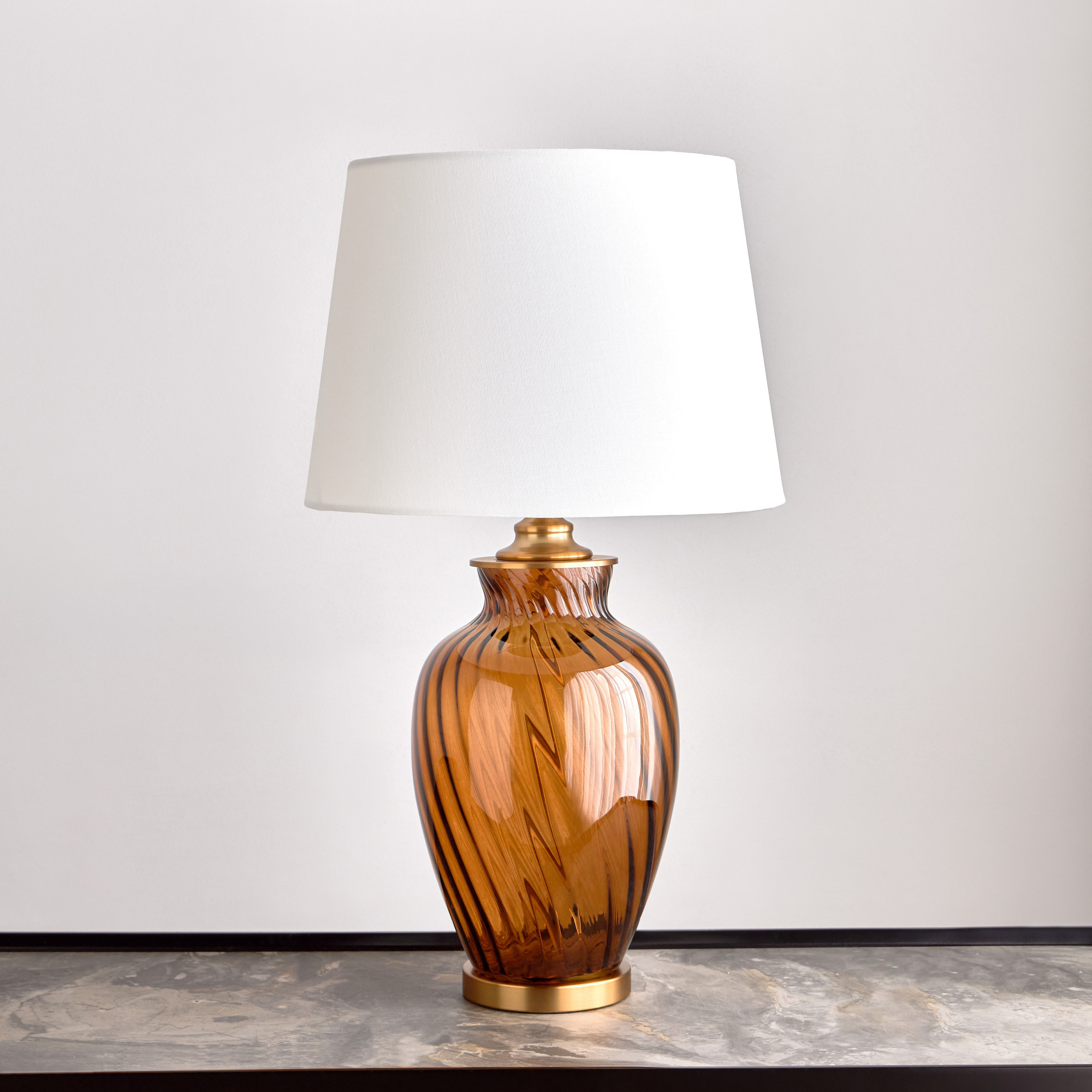 Shop Anthony Glass Table Lamp - 69 cm | Home Centre UAE