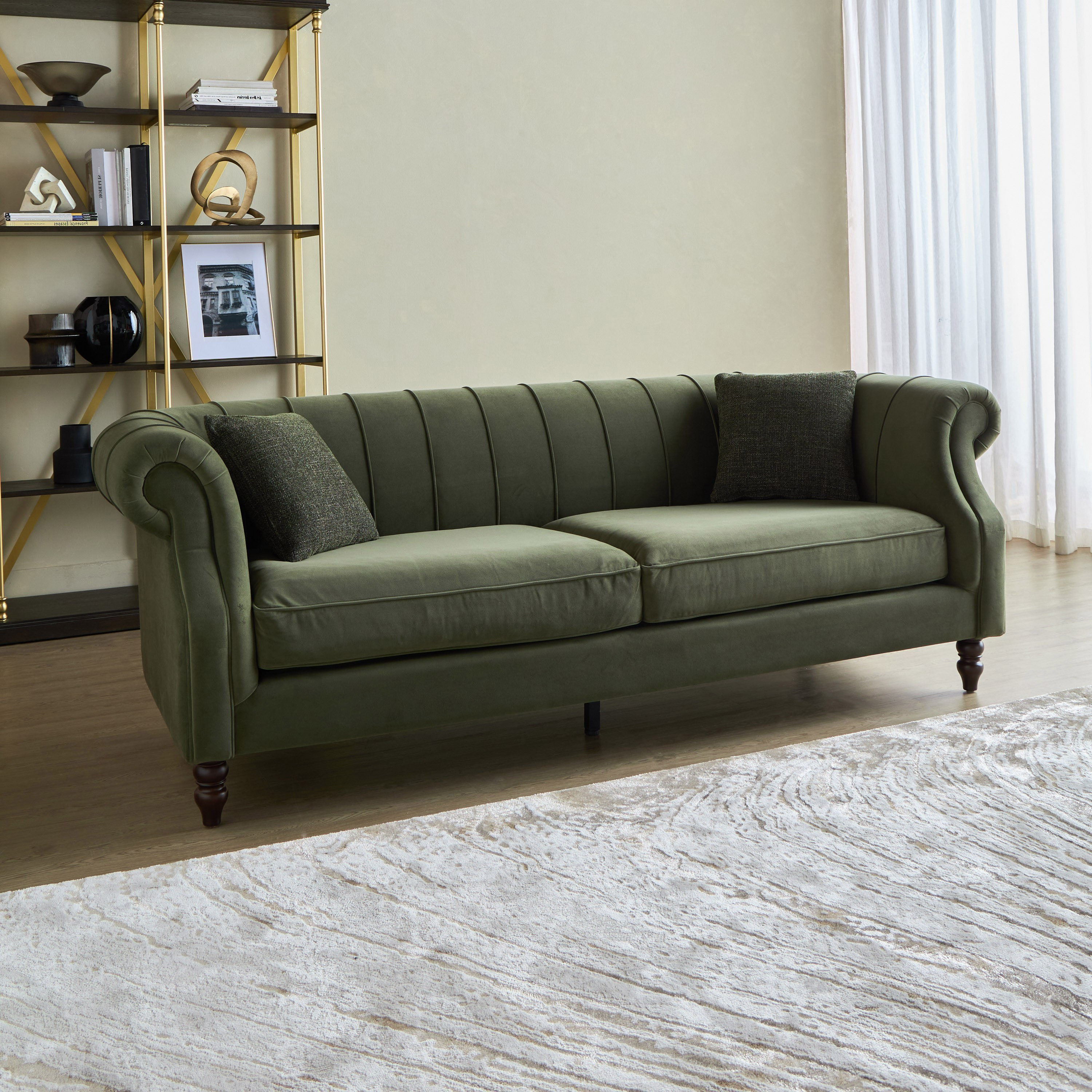 Shop Kansas 3-Seater Fabric Sofa | Home Centre KSA