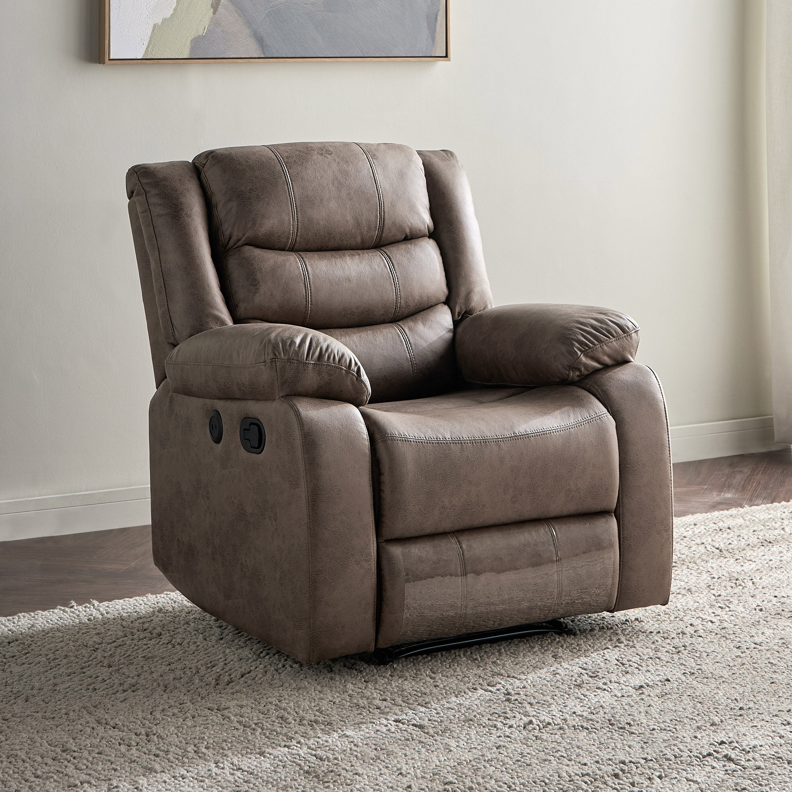 Shop Kayden Faux Leather Recliner | Homecentre Egypt