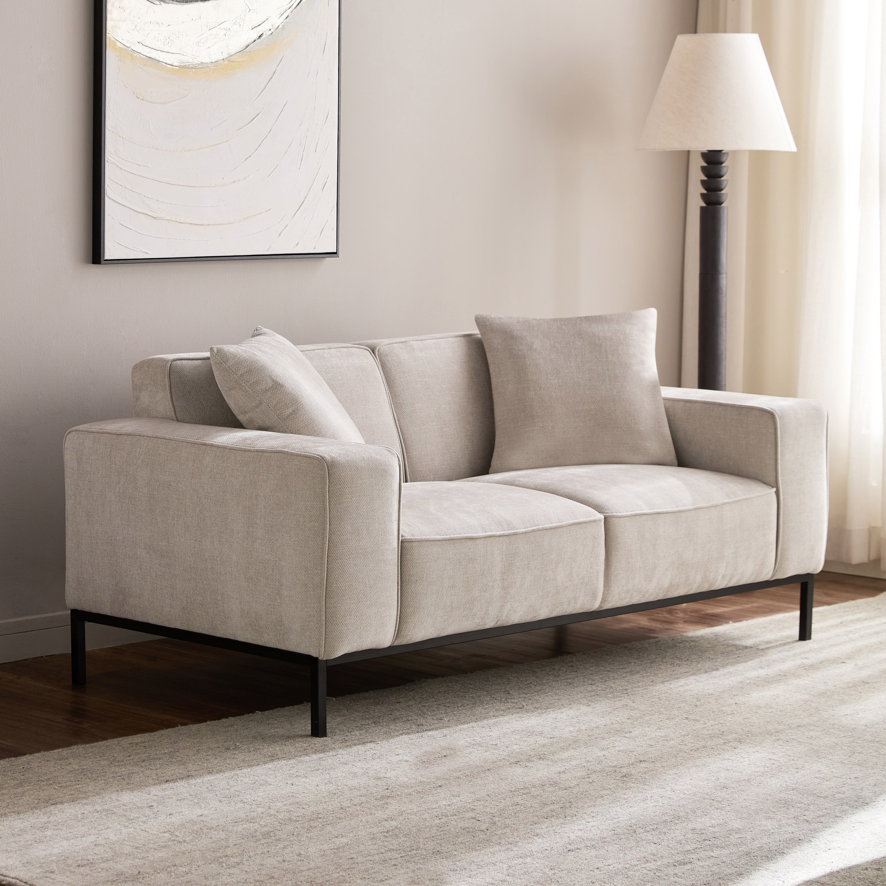 Shop Silvius 2-Seater Fabric Sofa | Homecentre Oman