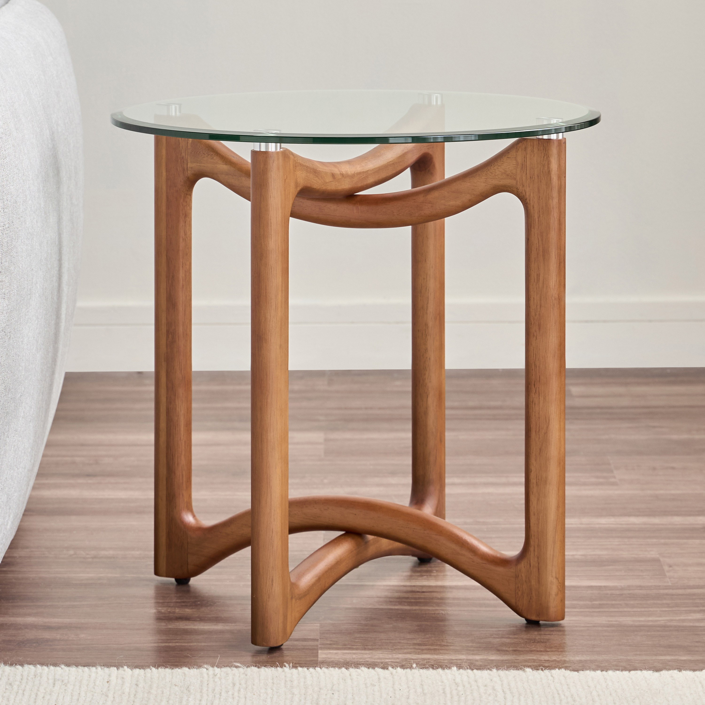 Shop Dunn Glass Top Side Table | Homecentre Oman