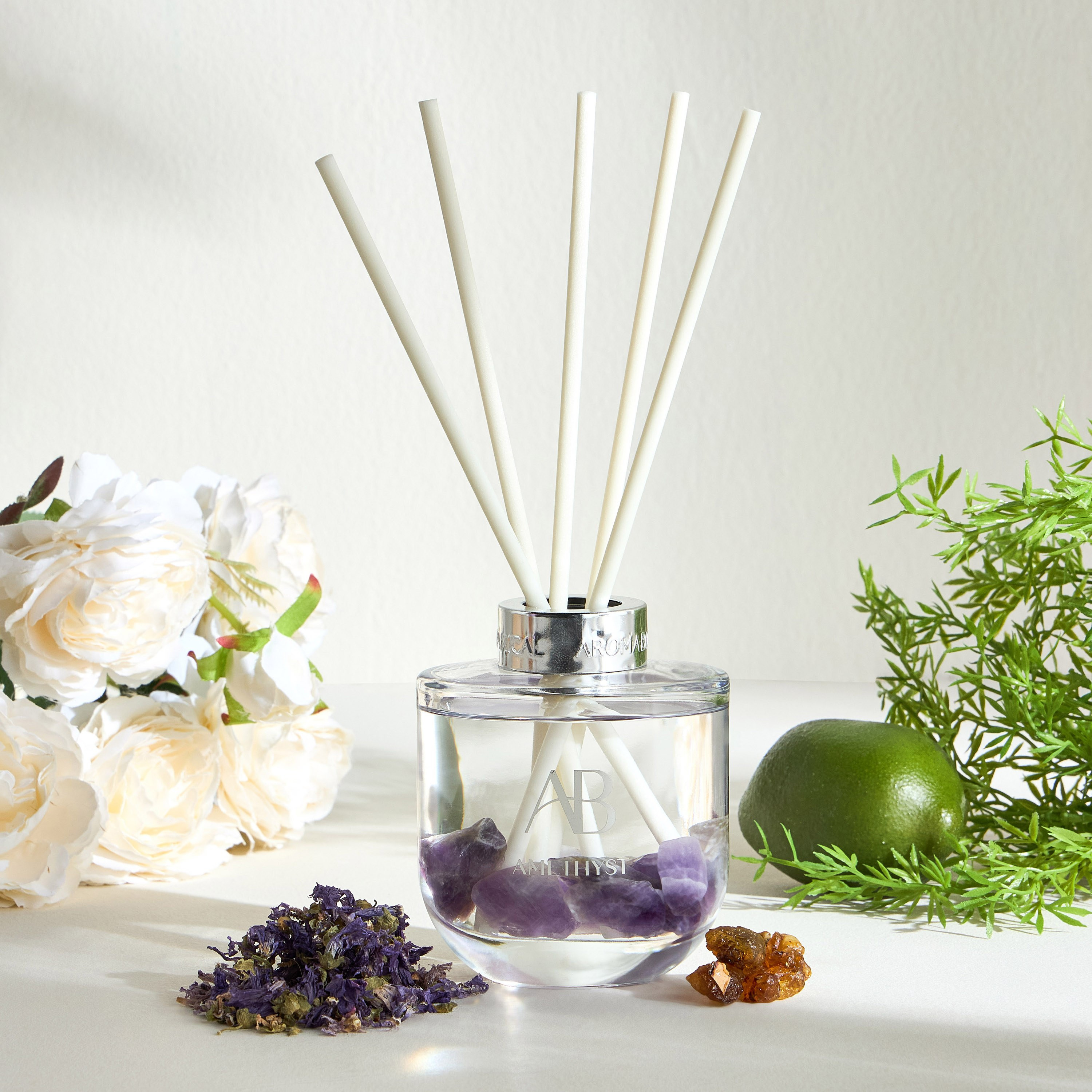 Shop Crystal Amethyst Reed Diffuser - 200 ml Online | Home Centre UAE