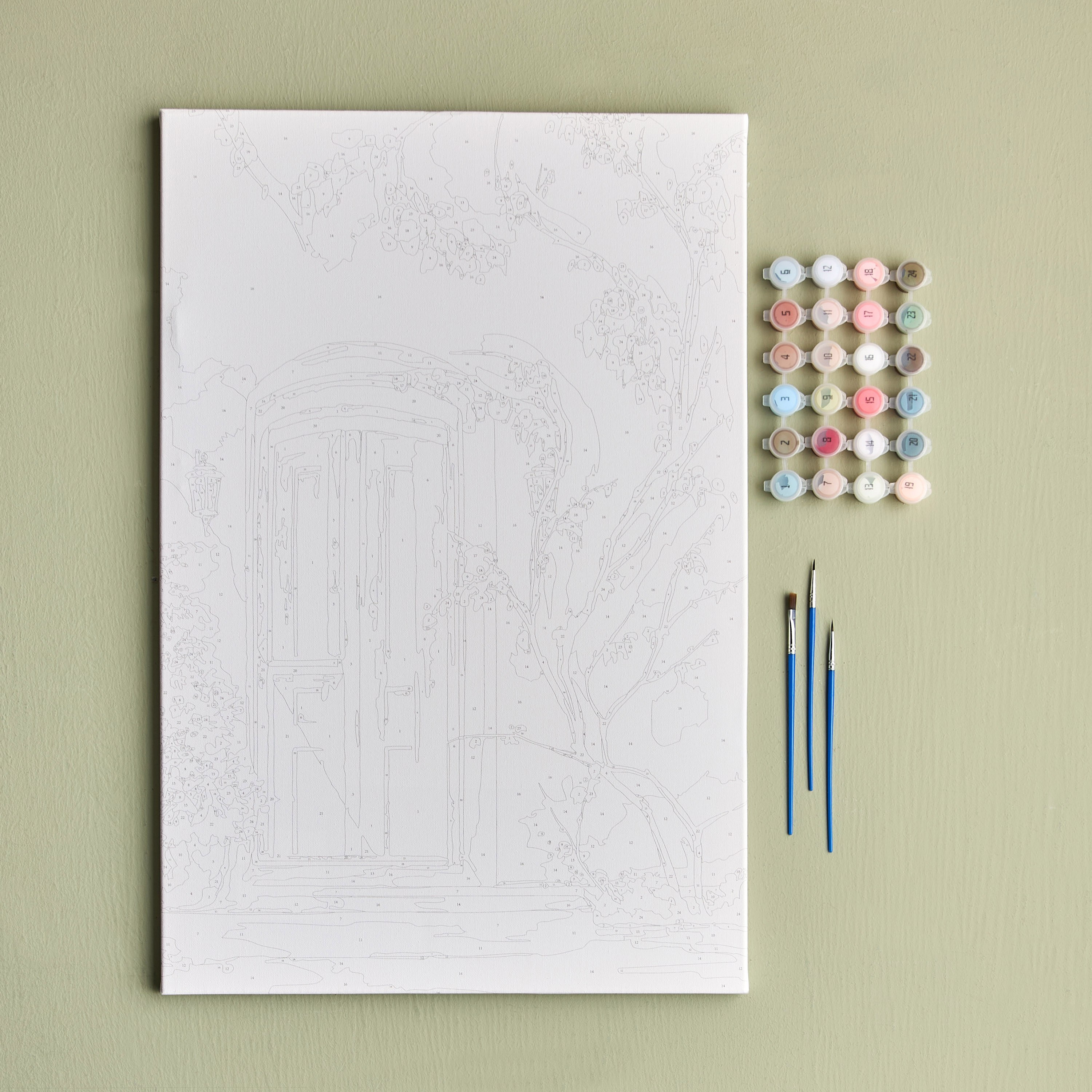 Shop Tedros Paint it Yourself Unframed Canvas Wall Art - 40x60 cm ...