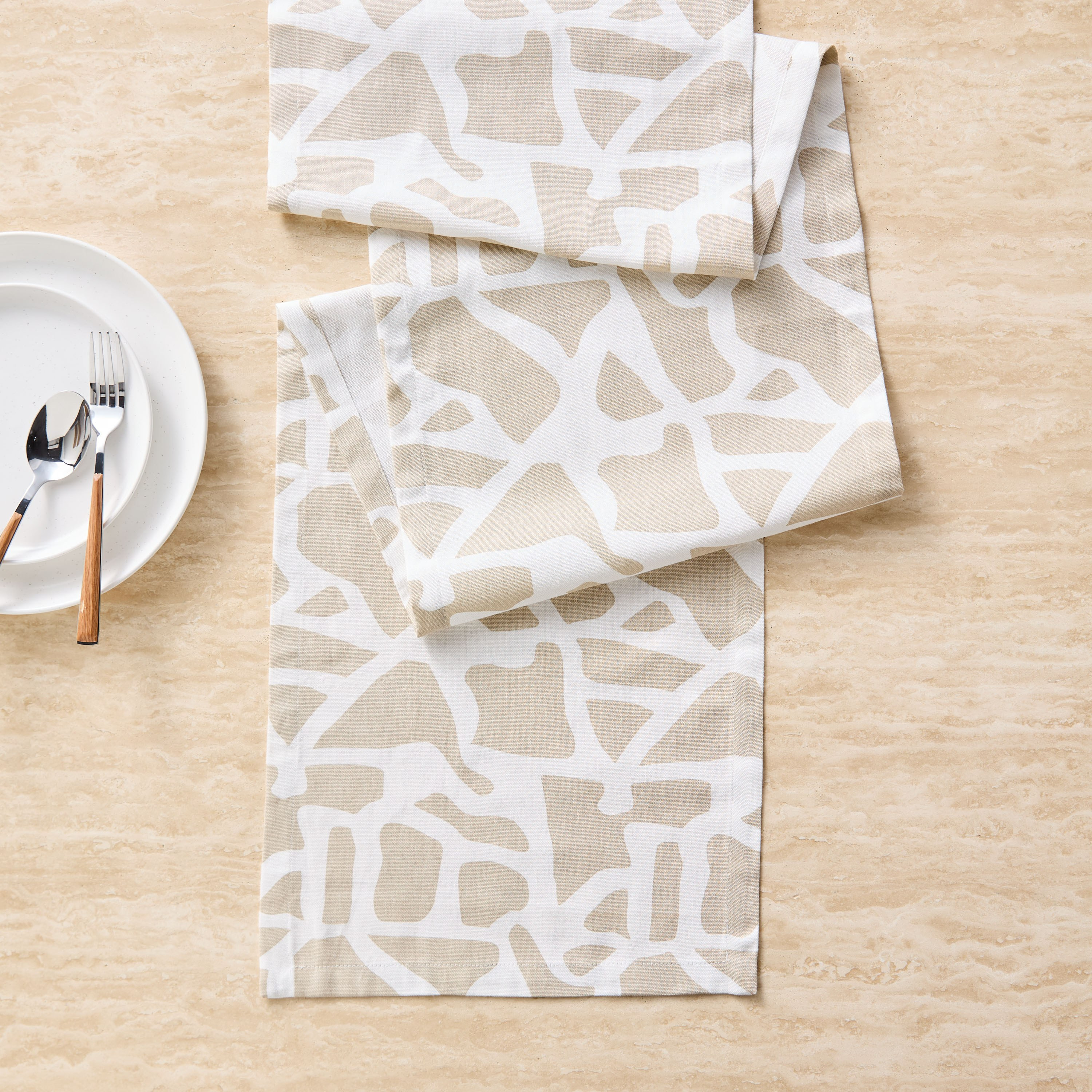 Shop Earthy Pebble Table Runner - 33x120 cm | Home Centre Kuwait