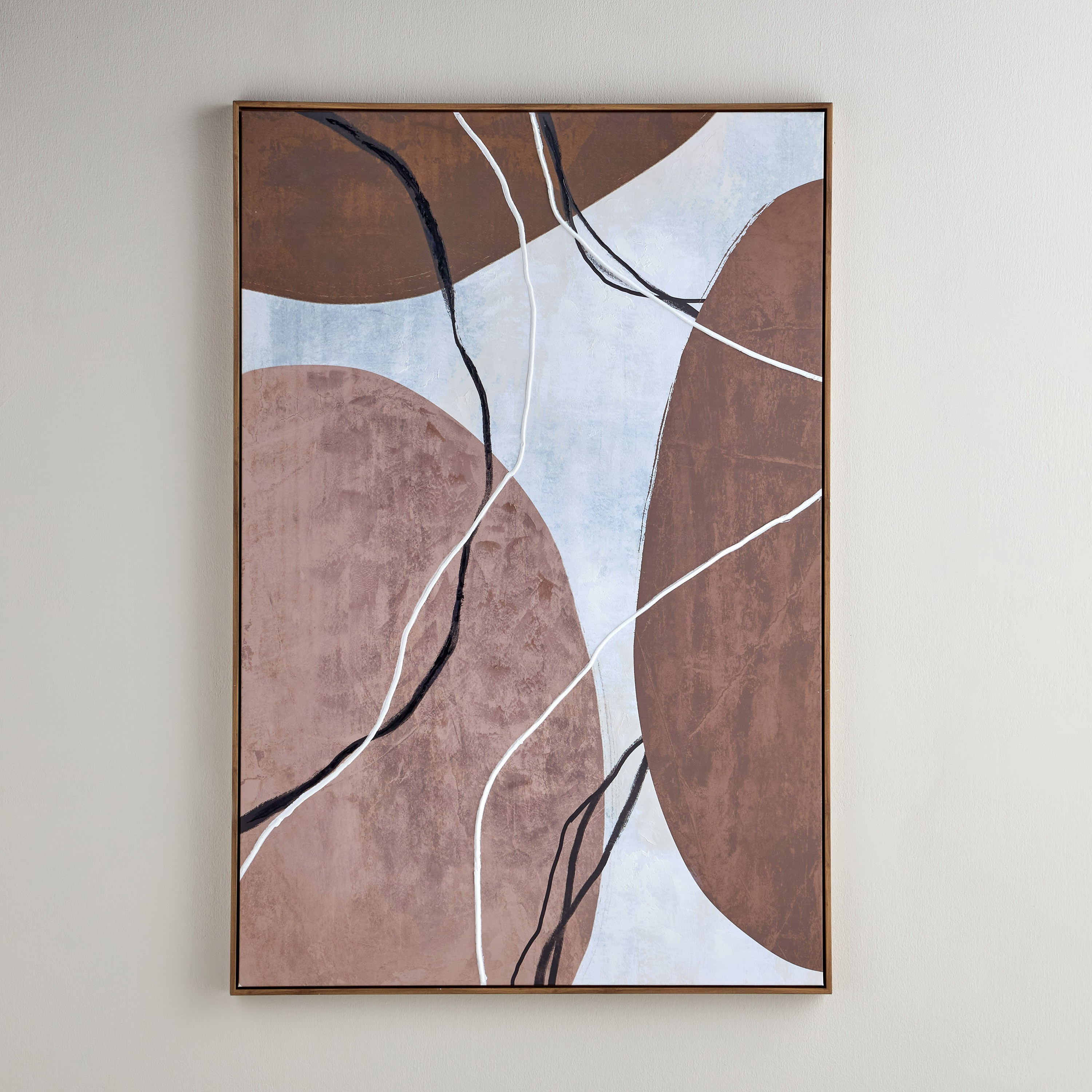 Shop Oceano Framed Canvas Wall Art - 100x150 cm | Homecentre Oman