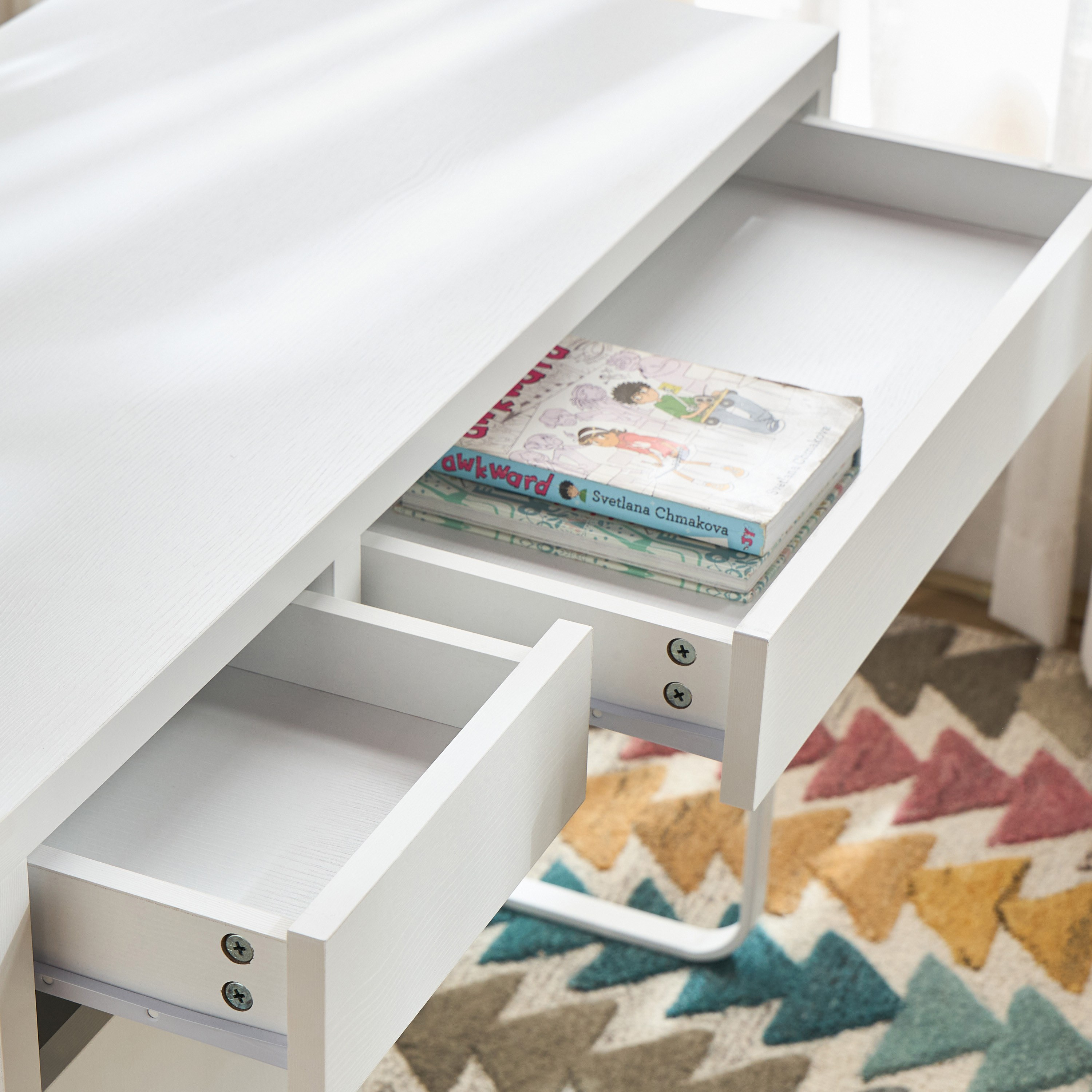 Miller Study Desk with Cabinet-babyandkids-roomfurniture-studydesks-image-4