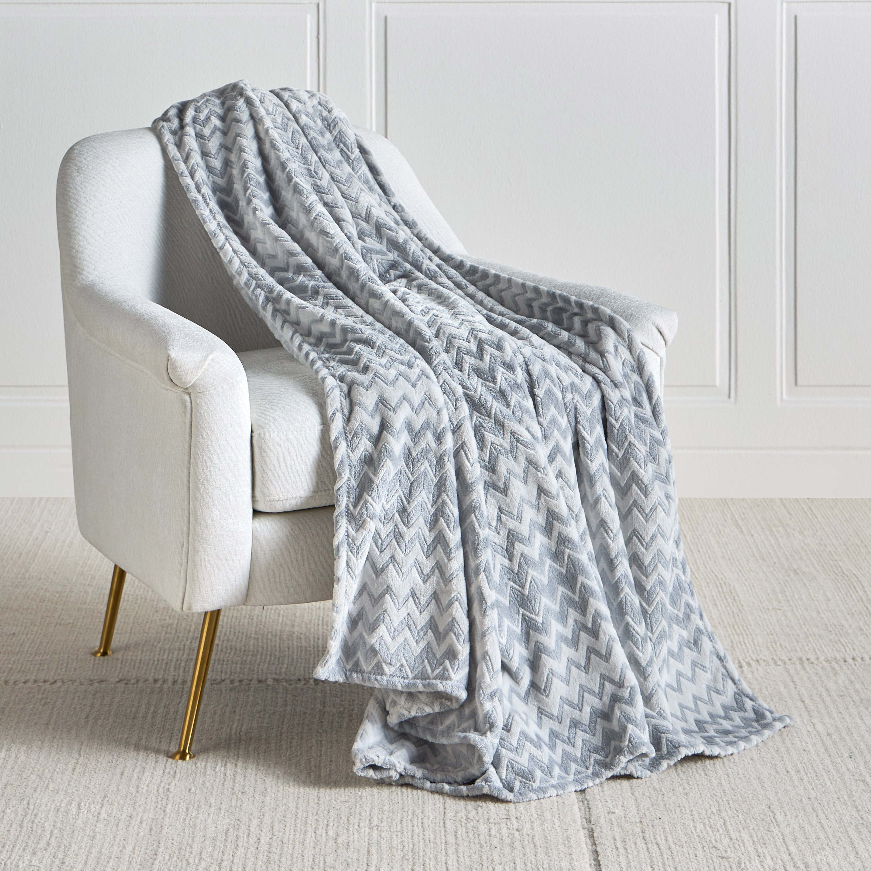 Shop Jax Jacquard Flannel Blanket - 150x200 cm | Home Centre UAE