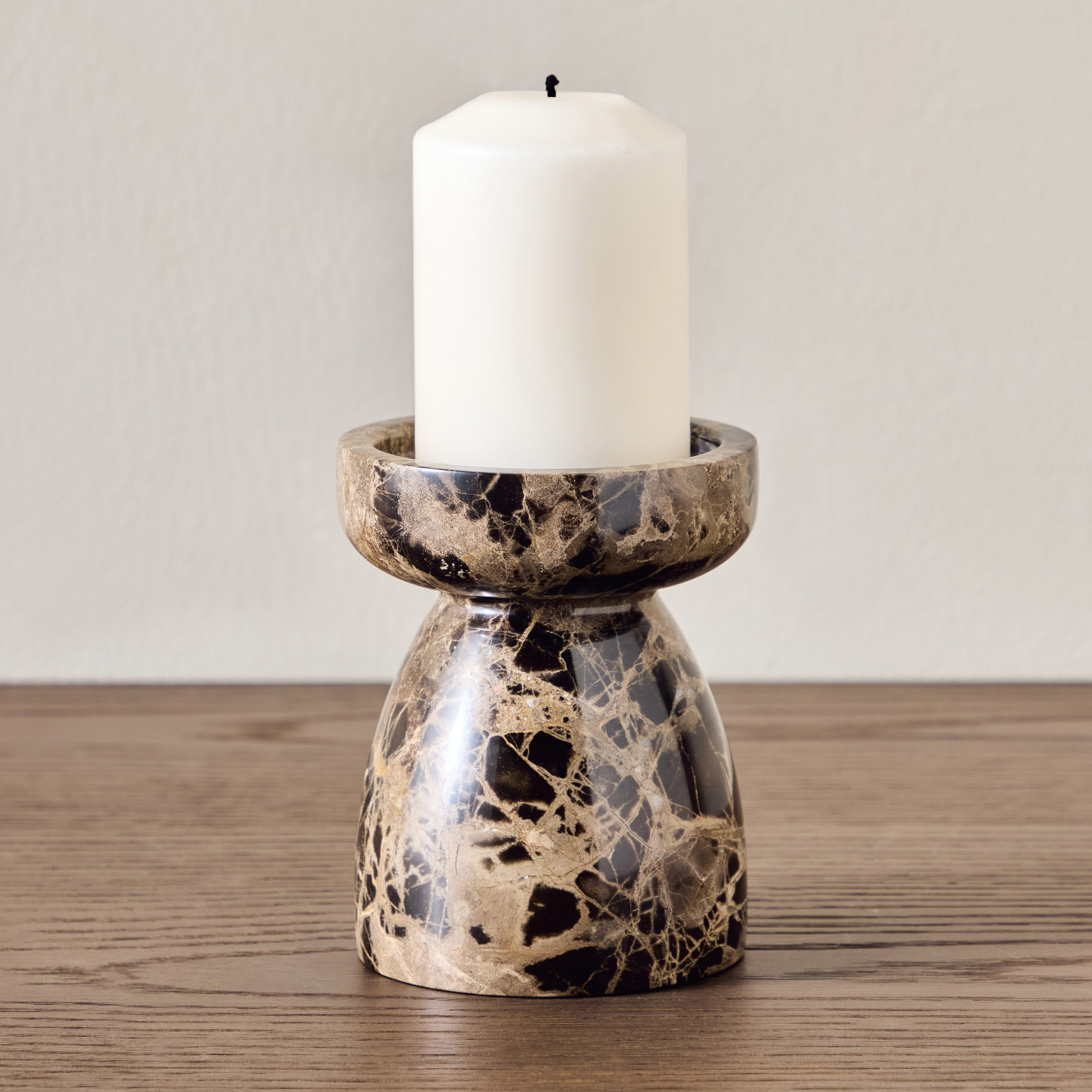 Shop Emperador Spanish Pillar Candleholder Online | Home Centre UAE
