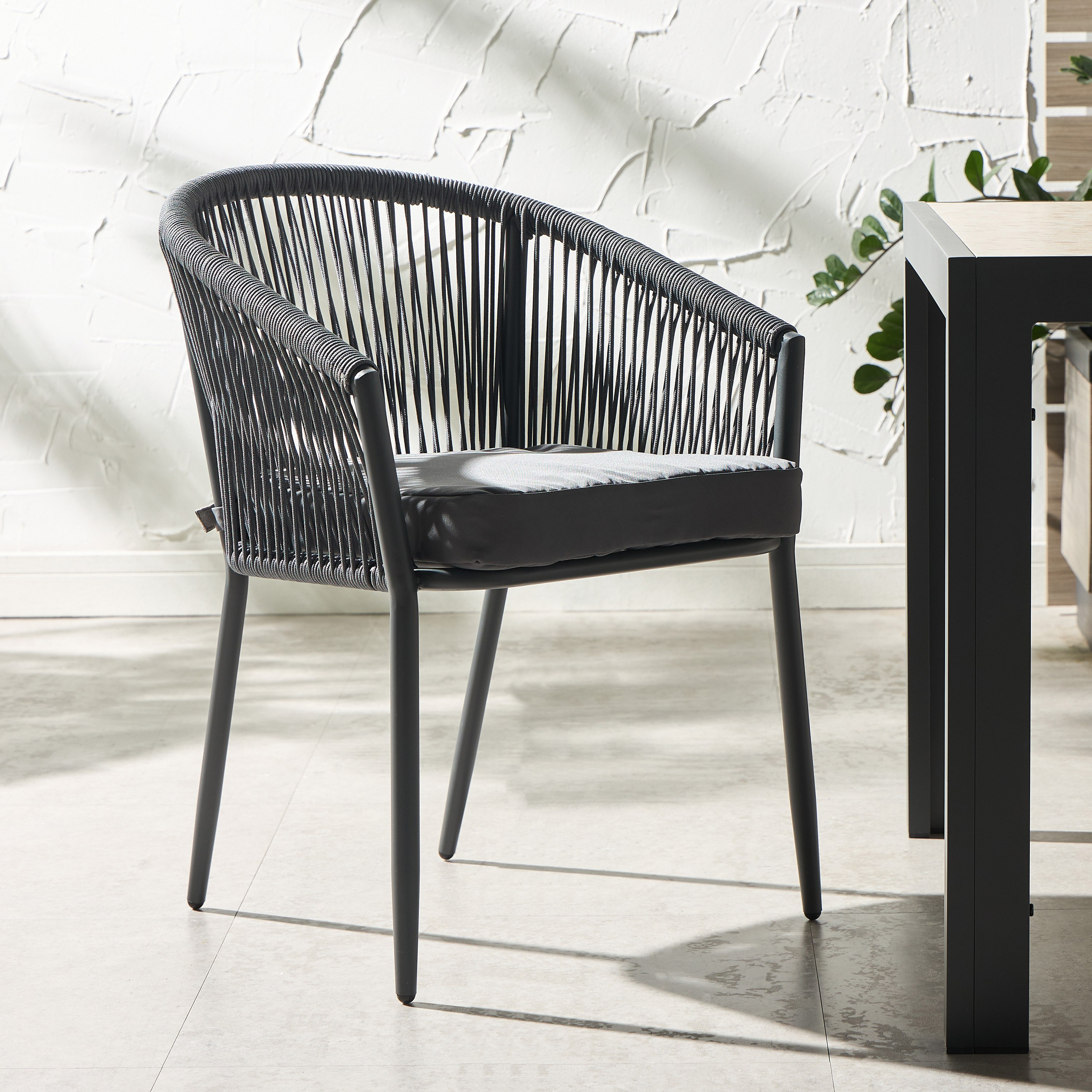 Shop Wendell Fabric Outdoor Dining Chair | Home Centre UAE