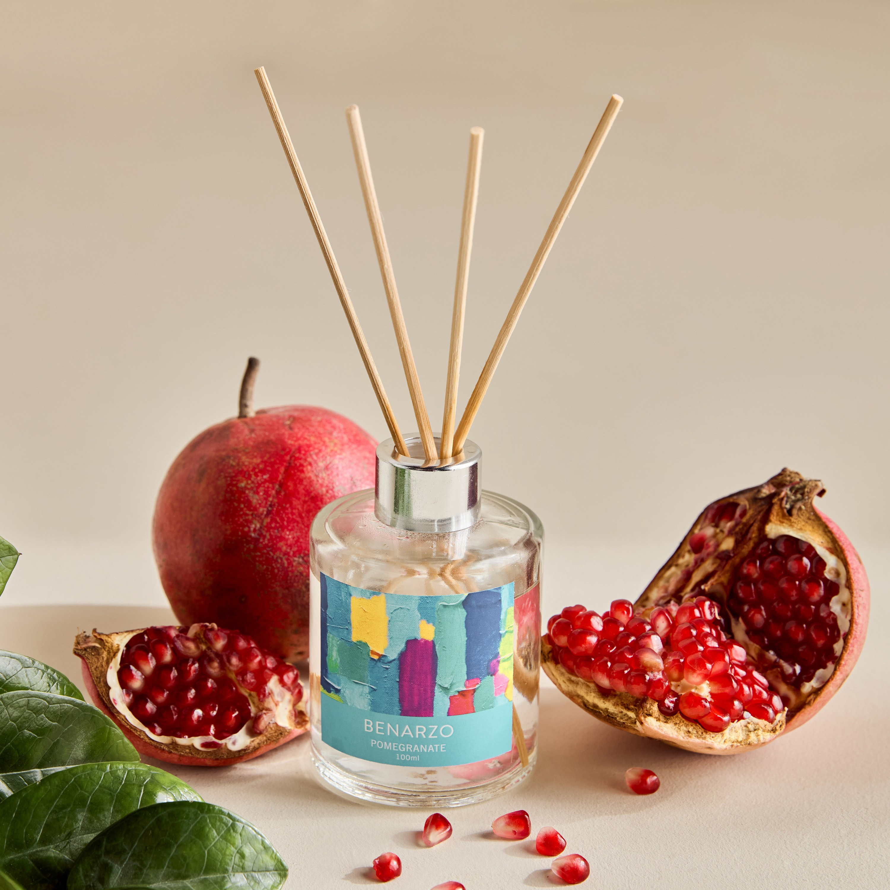 Benarzo Pop Pomegranate Scented Reed Diffuser - 100 ml-binpromo ...
