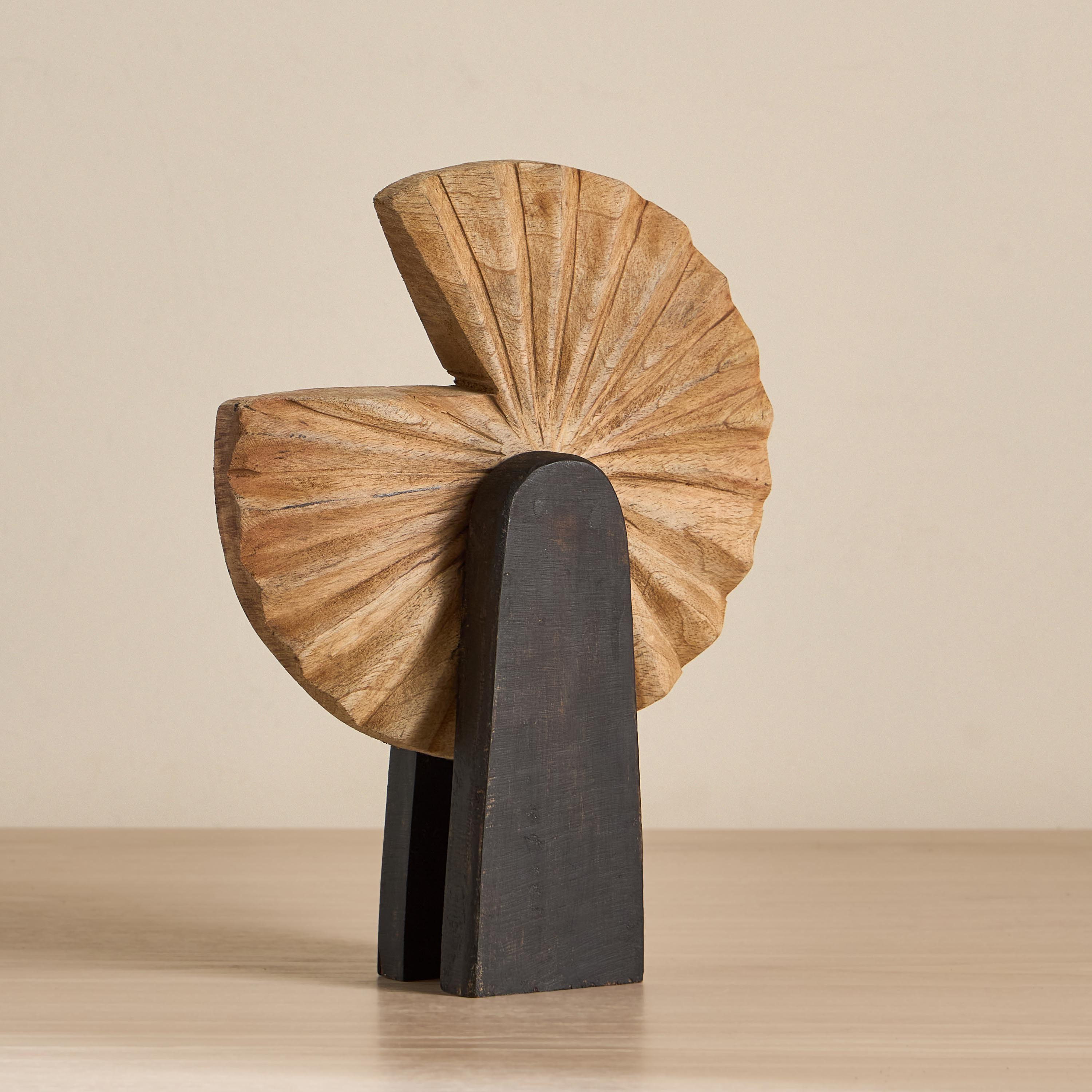 Shop Leon Cut Fluted Disc on Base Decorative Accent Online | Home ...