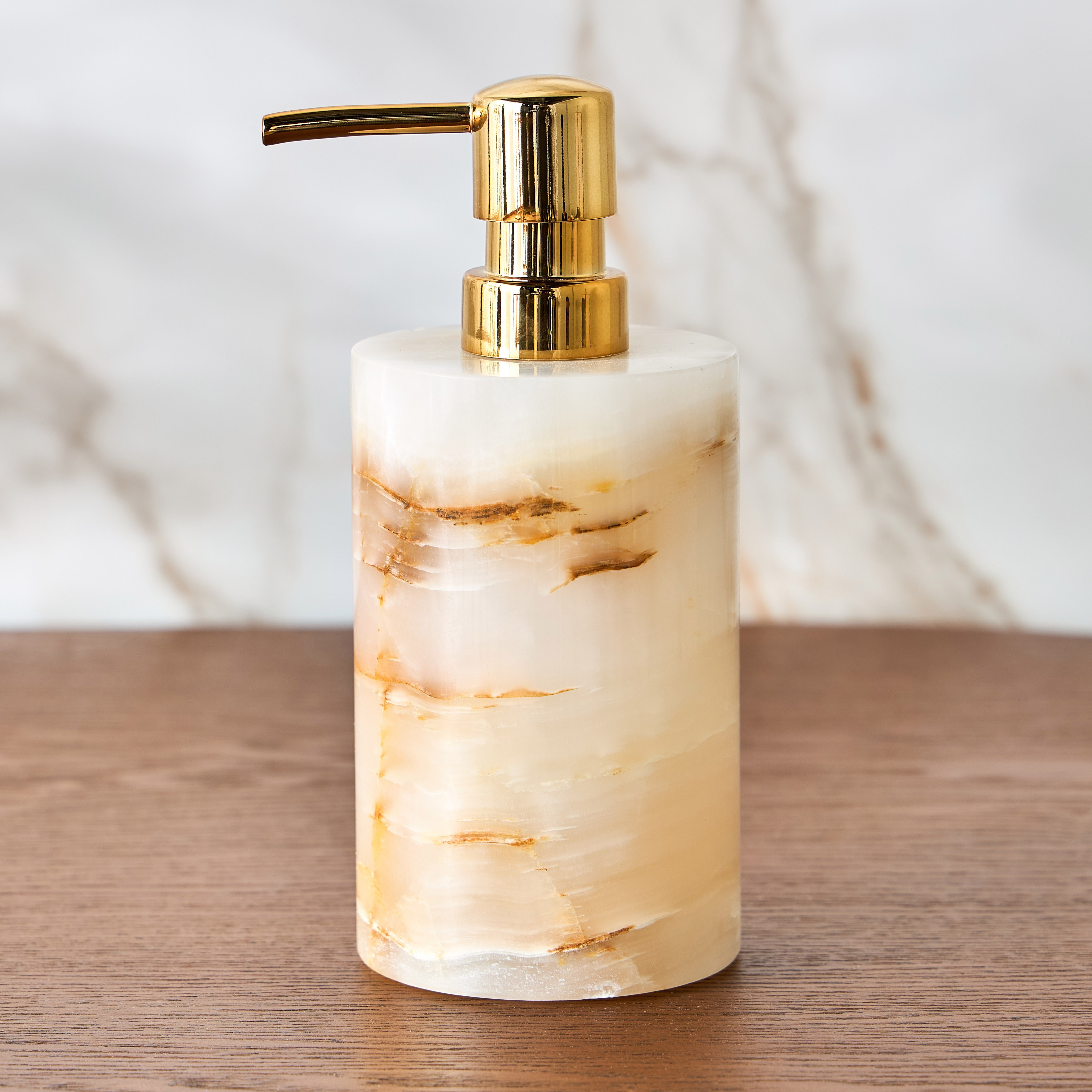 Shop Jade Turkish Marble Soap Dispenser | Home Centre UAE