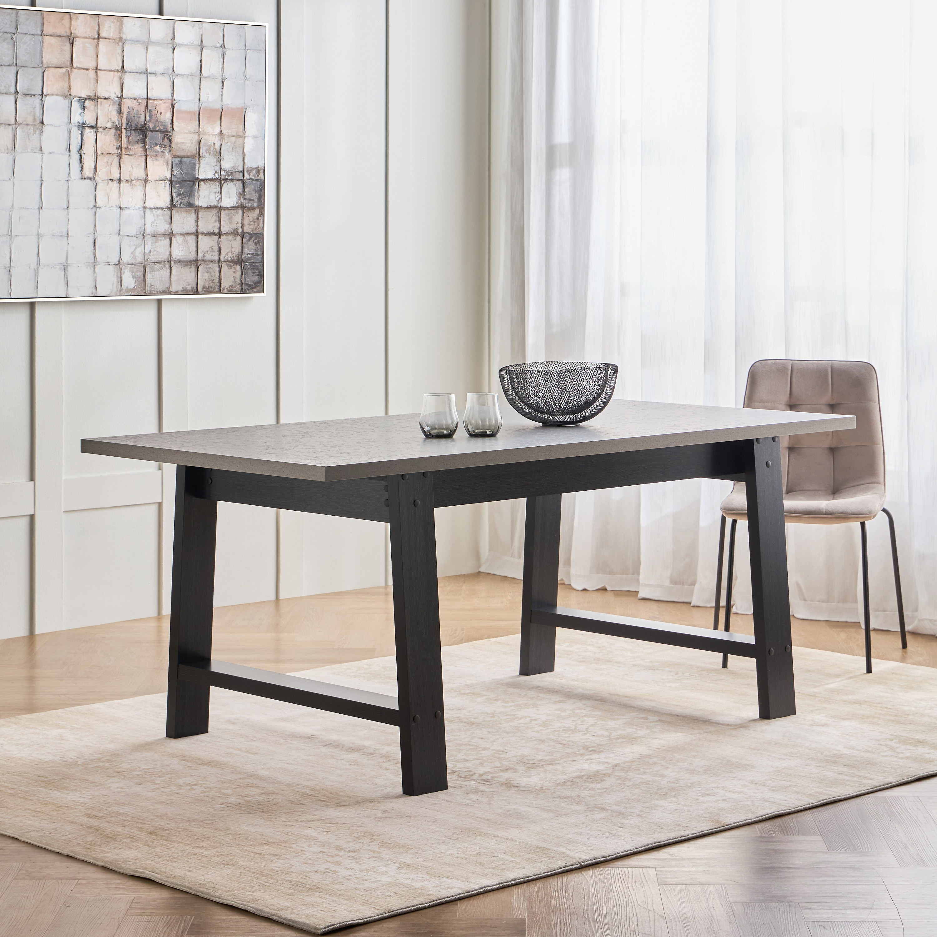 Shop Oxford 6-Seater Dining Table | Homecentre Oman
