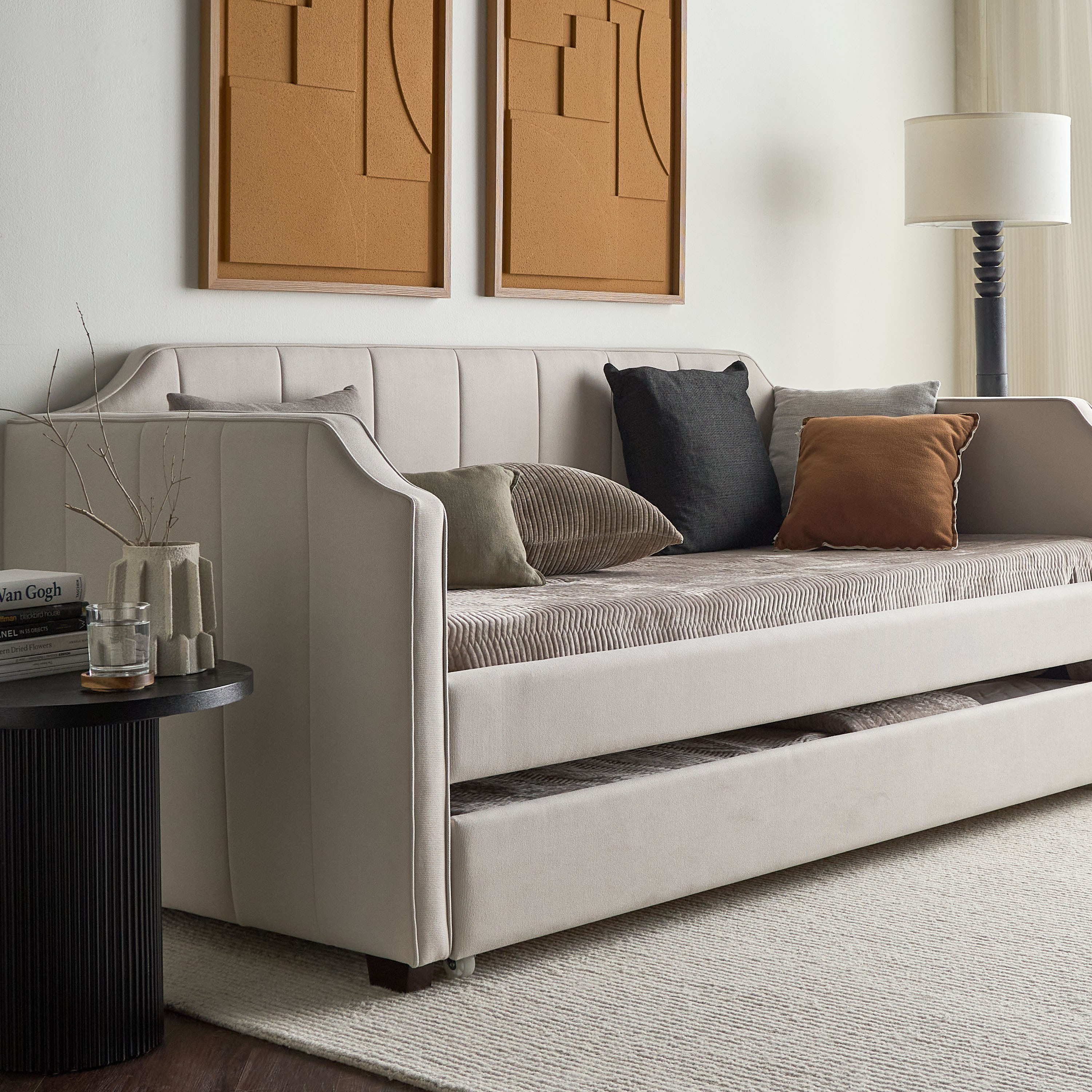 Shop Harrods Daybed with Underbed 90x200 cm Home Centre KSA