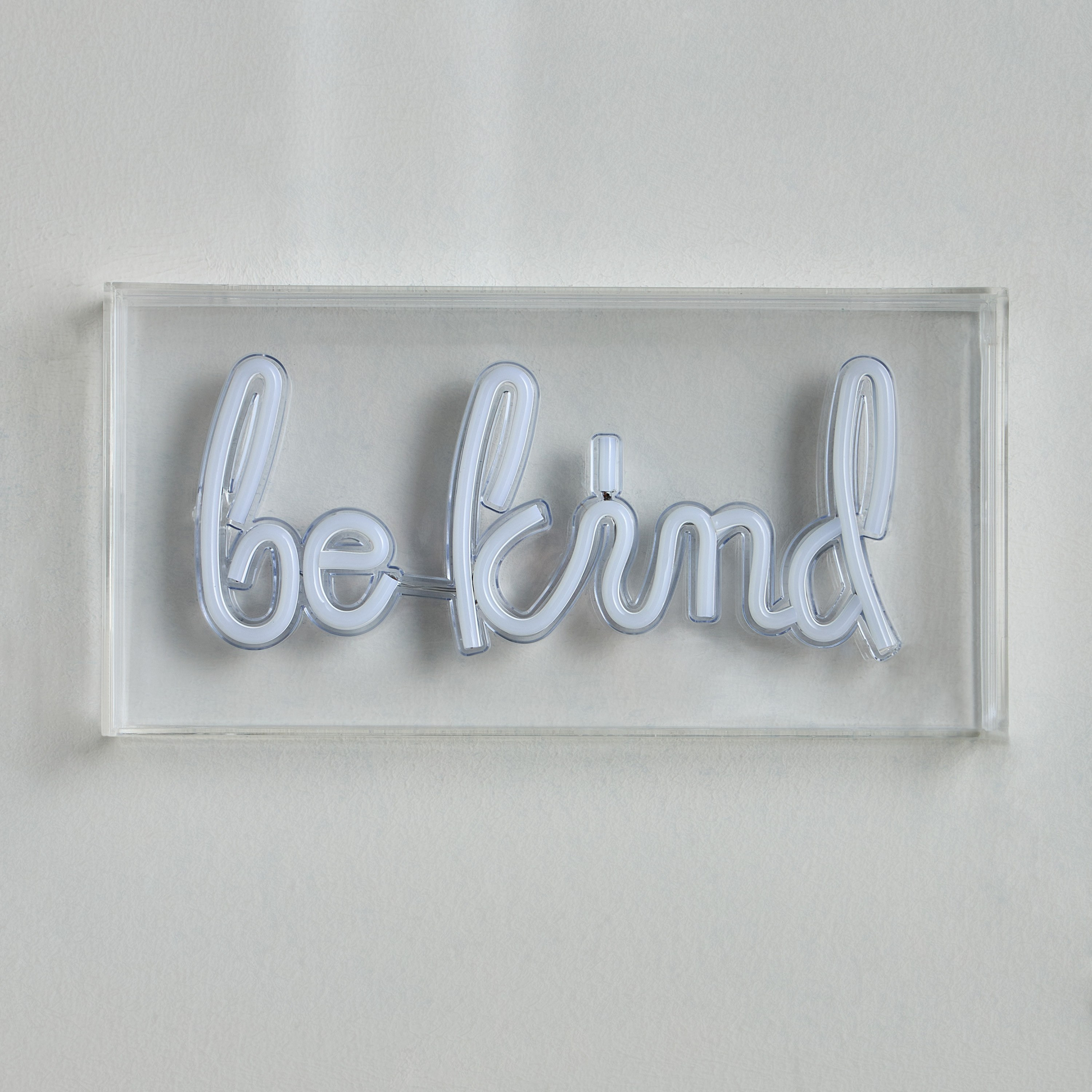 Shop Be Kind USB Operated LED Neon Light Box | Homecentre Oman