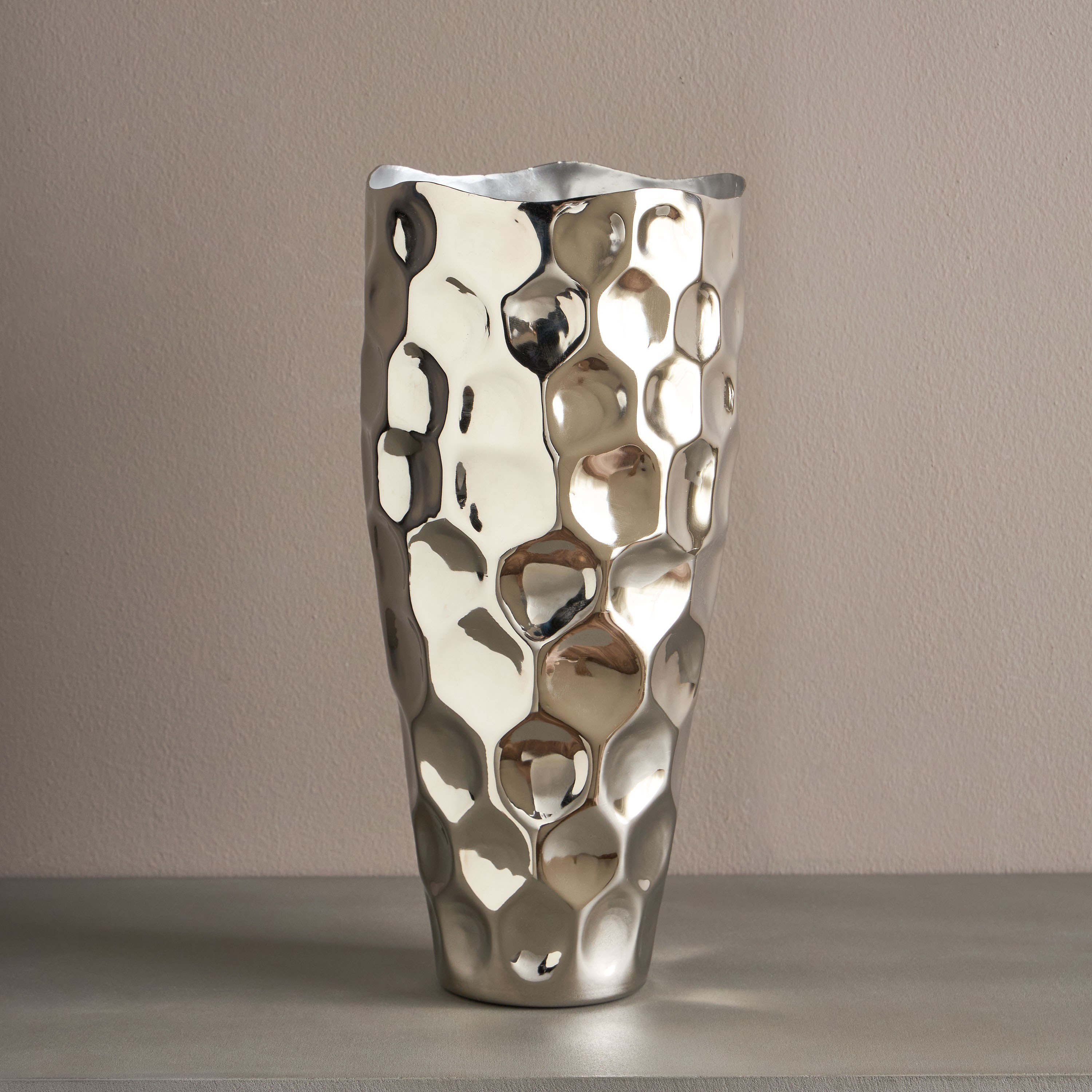 Shop Tavira Honeycomb Metal Vase - 47 cm Online | Home Centre Kuwait